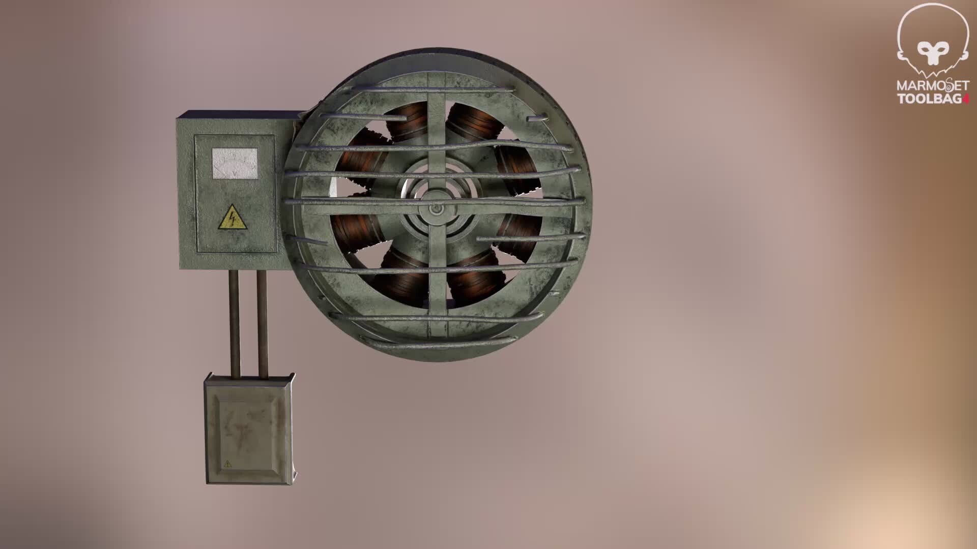 ArtStation - Electricity Generator - Rust