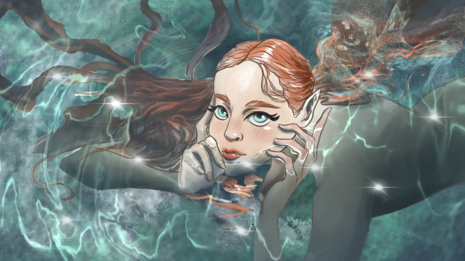 ArtStation - Mermaid animation loop
