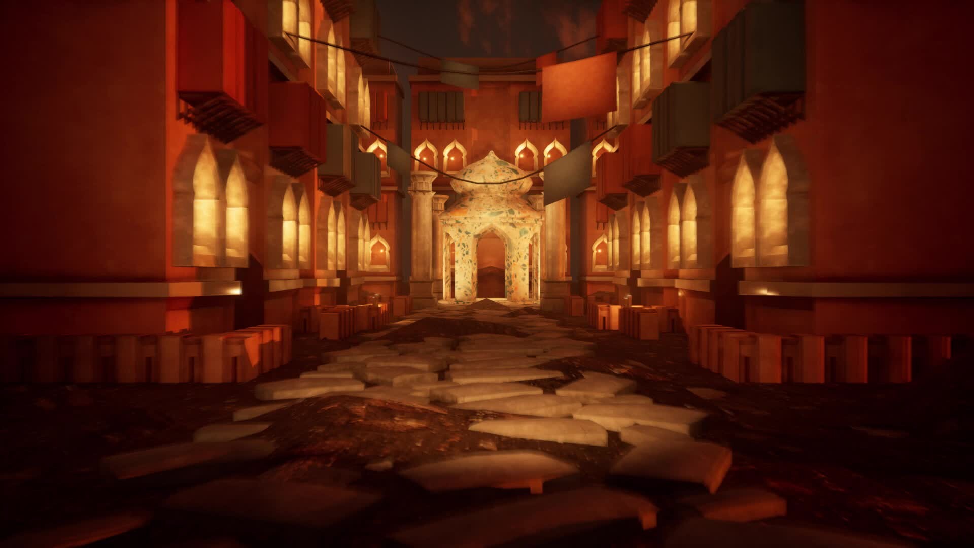 ArtStation - Arabic Inspired Alleyway