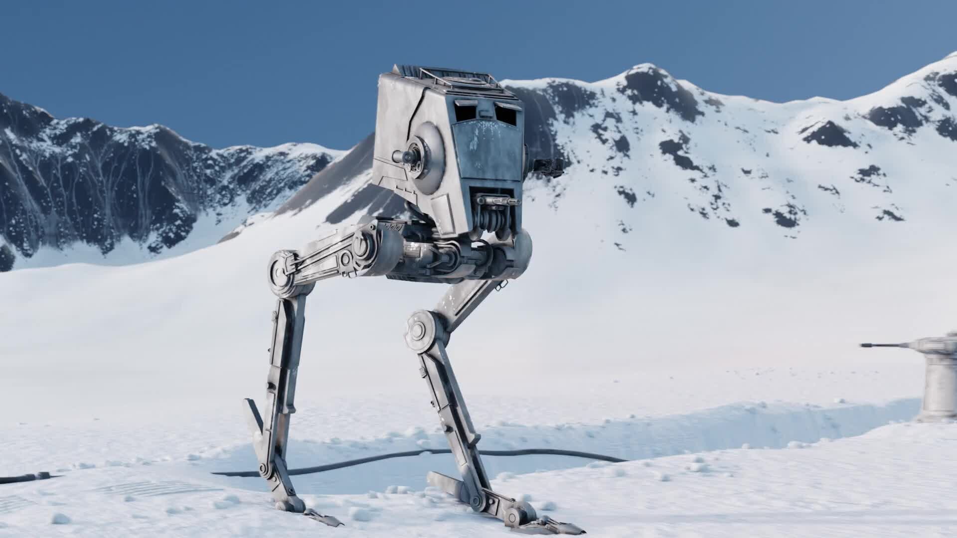 ArtStation - AT-ST animation and model