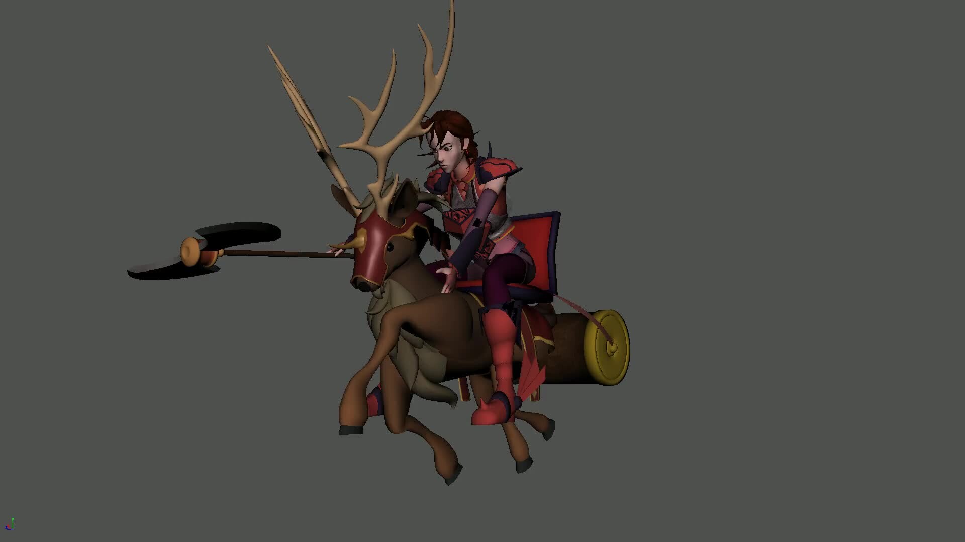 ArtStation - Fantasy Knight and Stag