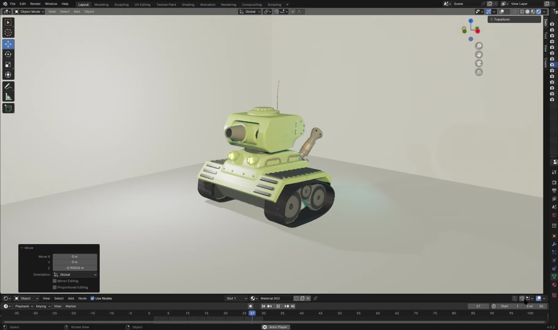 ArtStation - Tank Rigging, Animation and Design (3 projects)