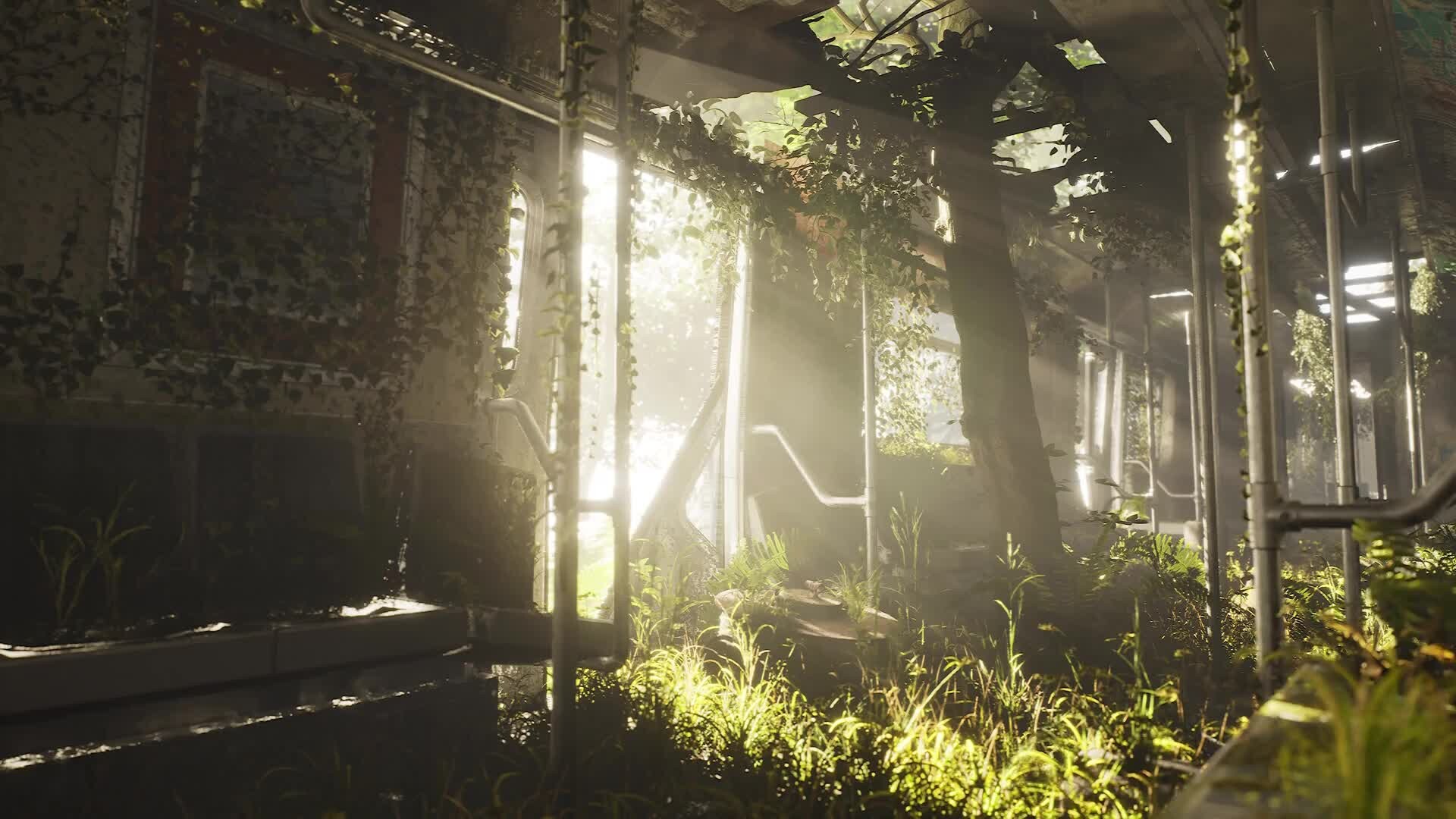 ArtStation - Post apocalyptic subway