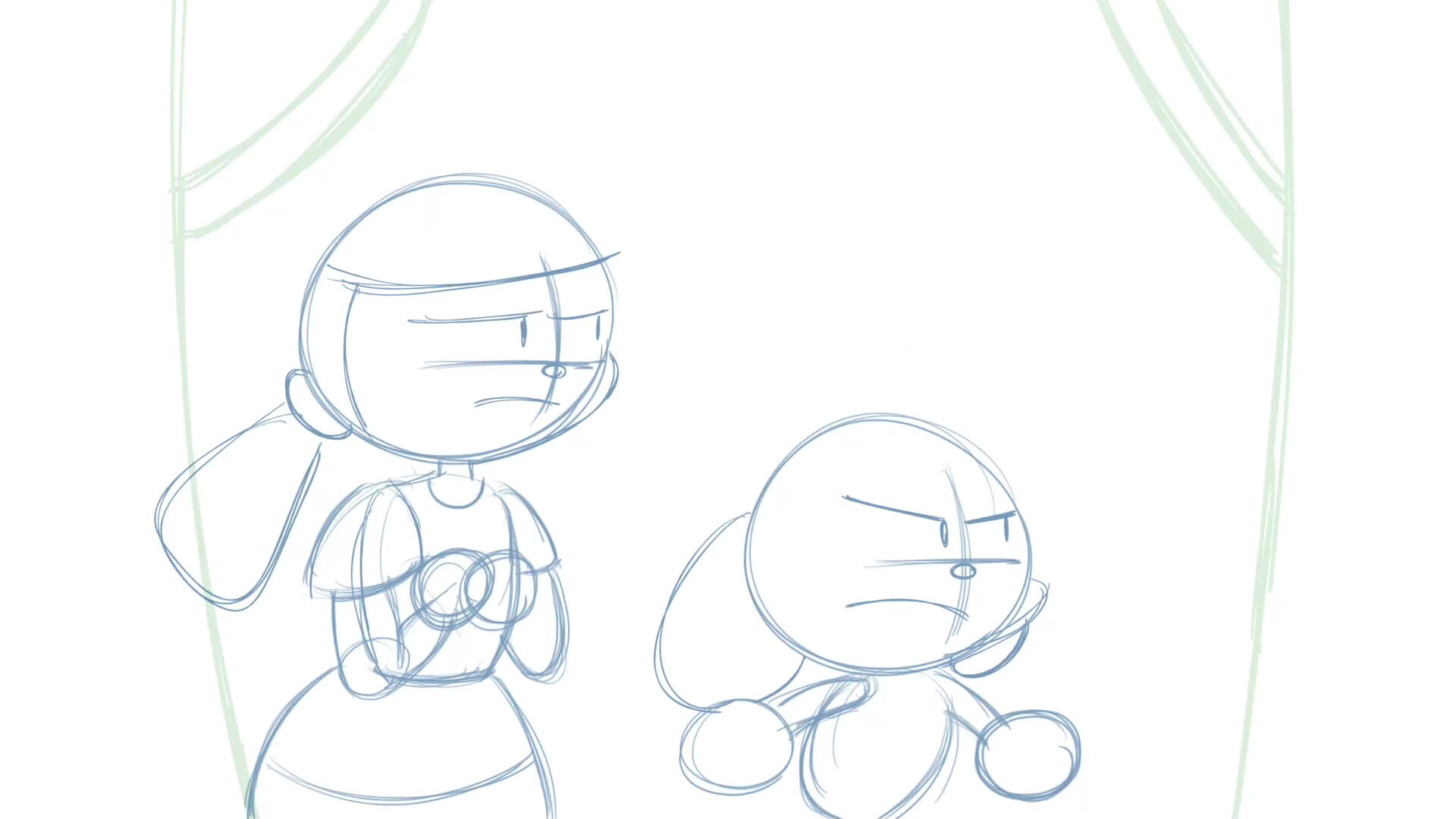 ArtStation - Dialogue Test Animation v1 (ROUGH)