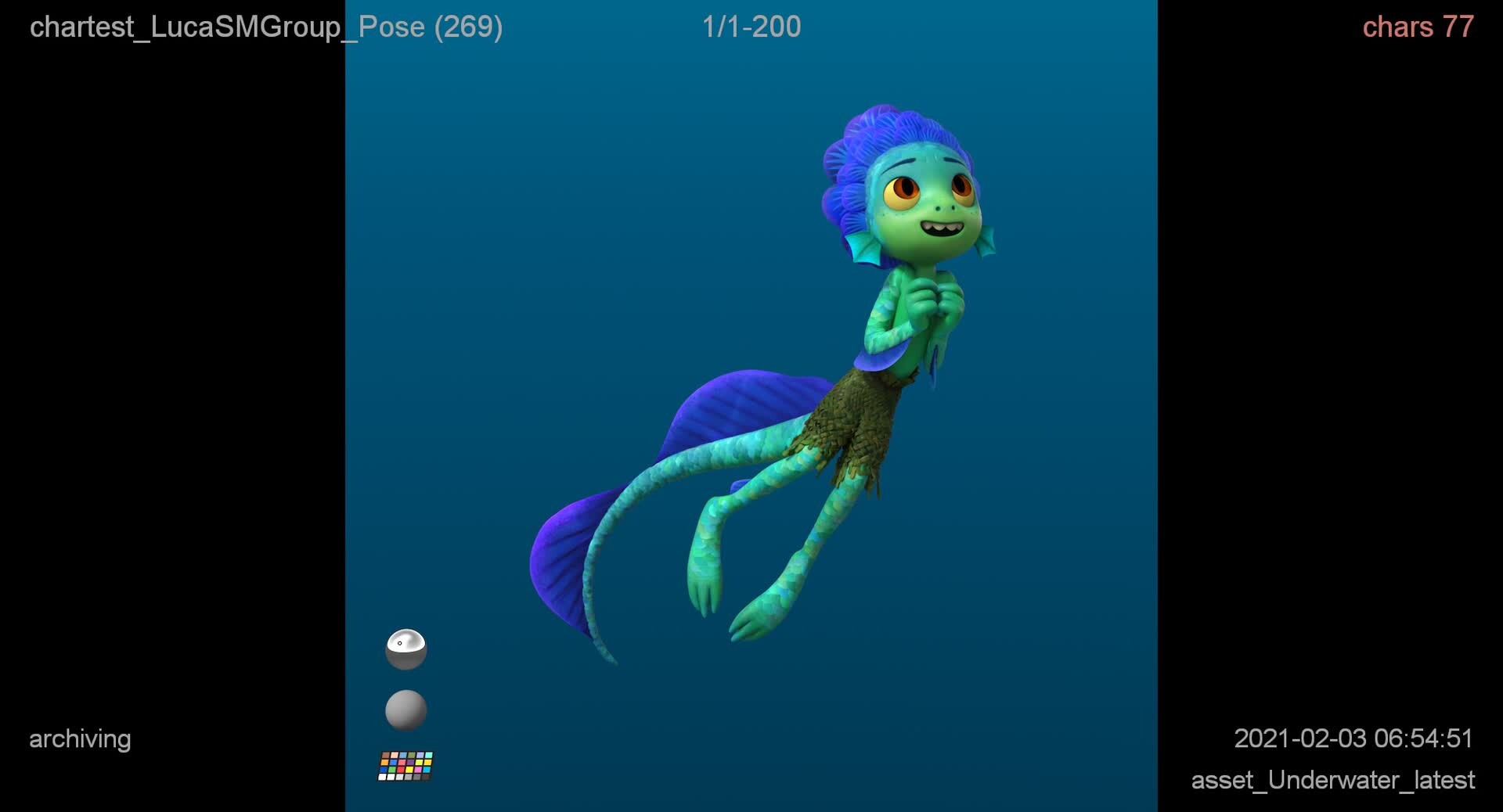 ArtStation - Luca sea monster shading full body