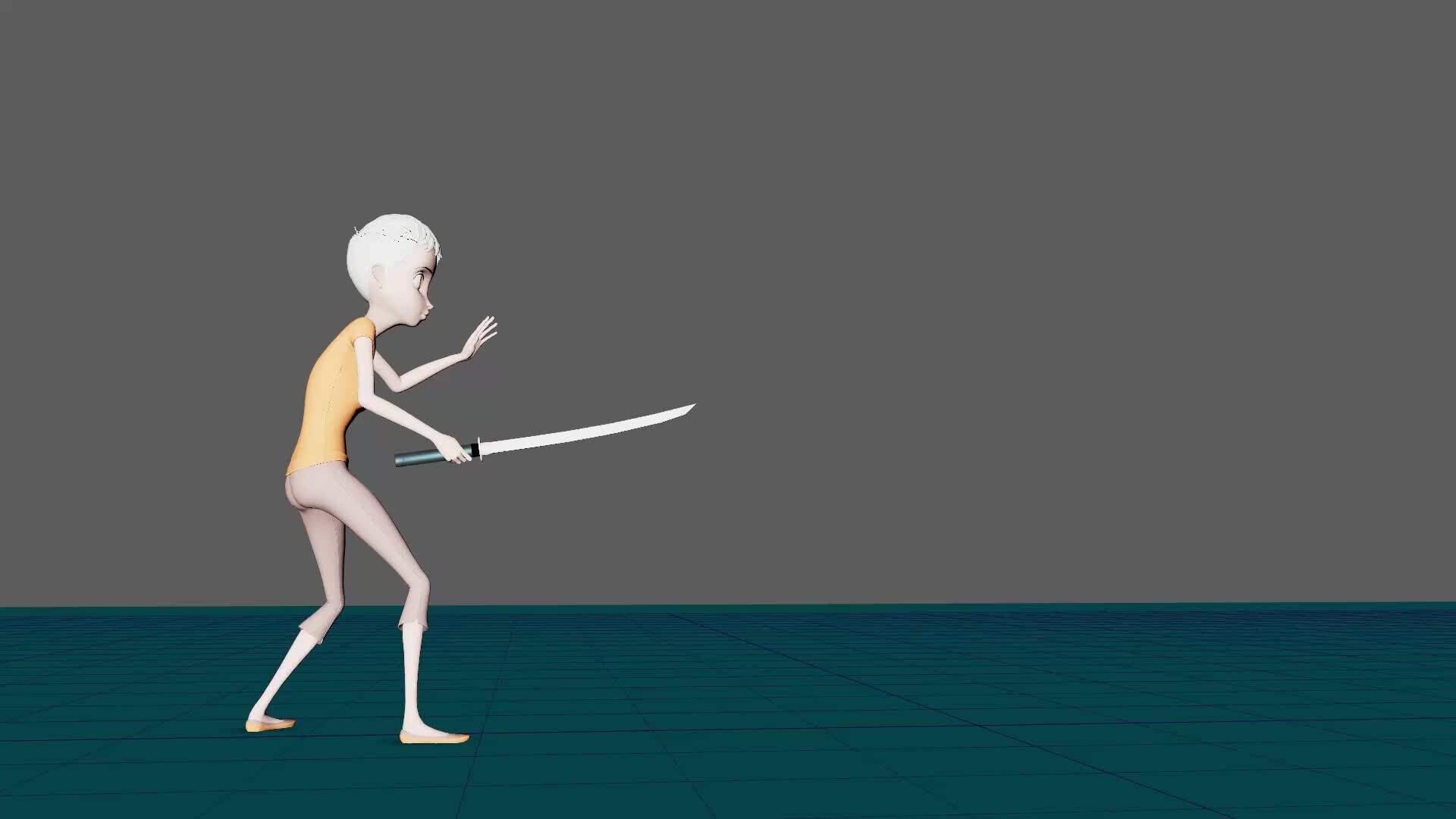 ArtStation - Single Sword Attack