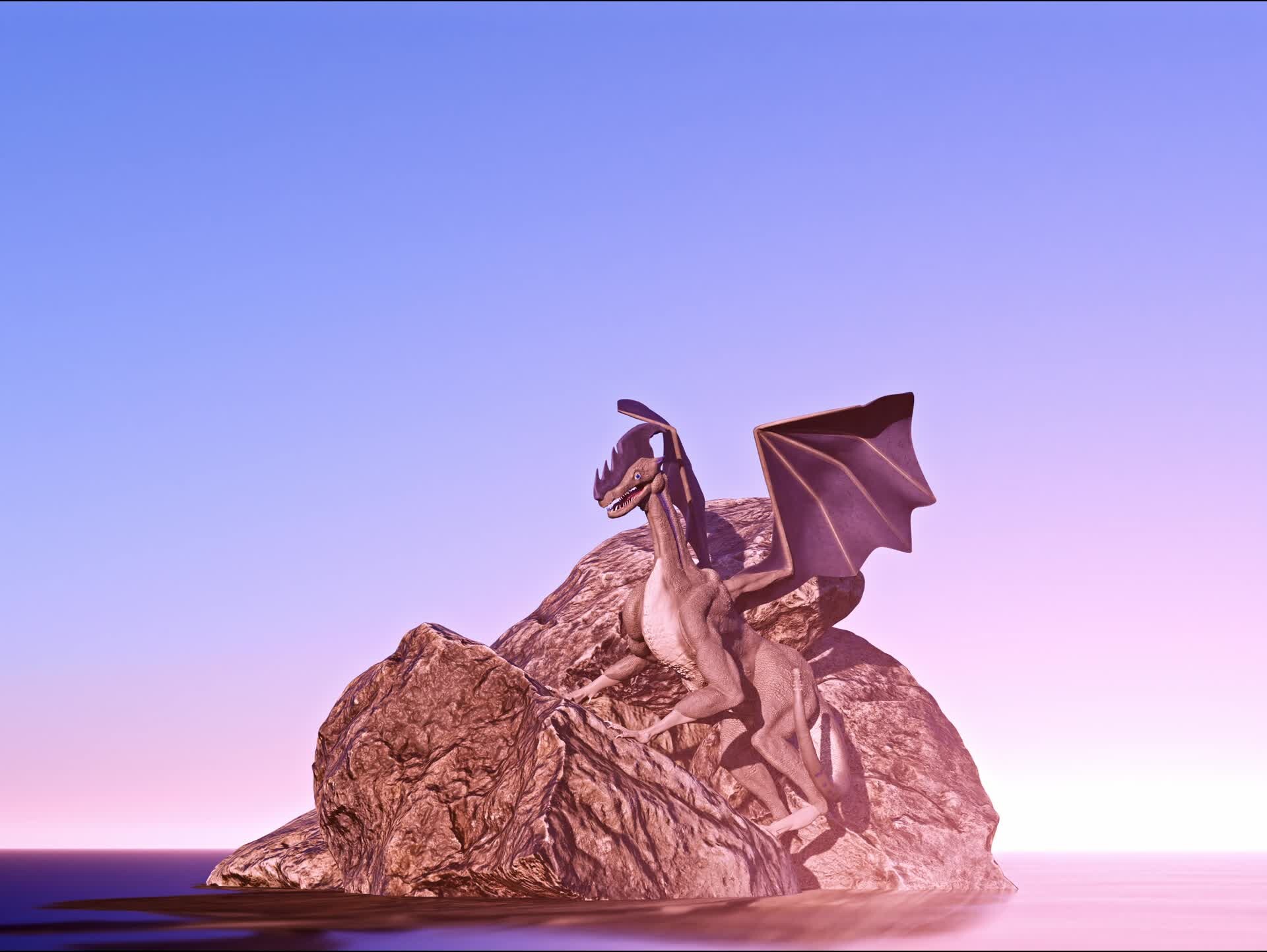 ArtStation - Dragon Fly-around