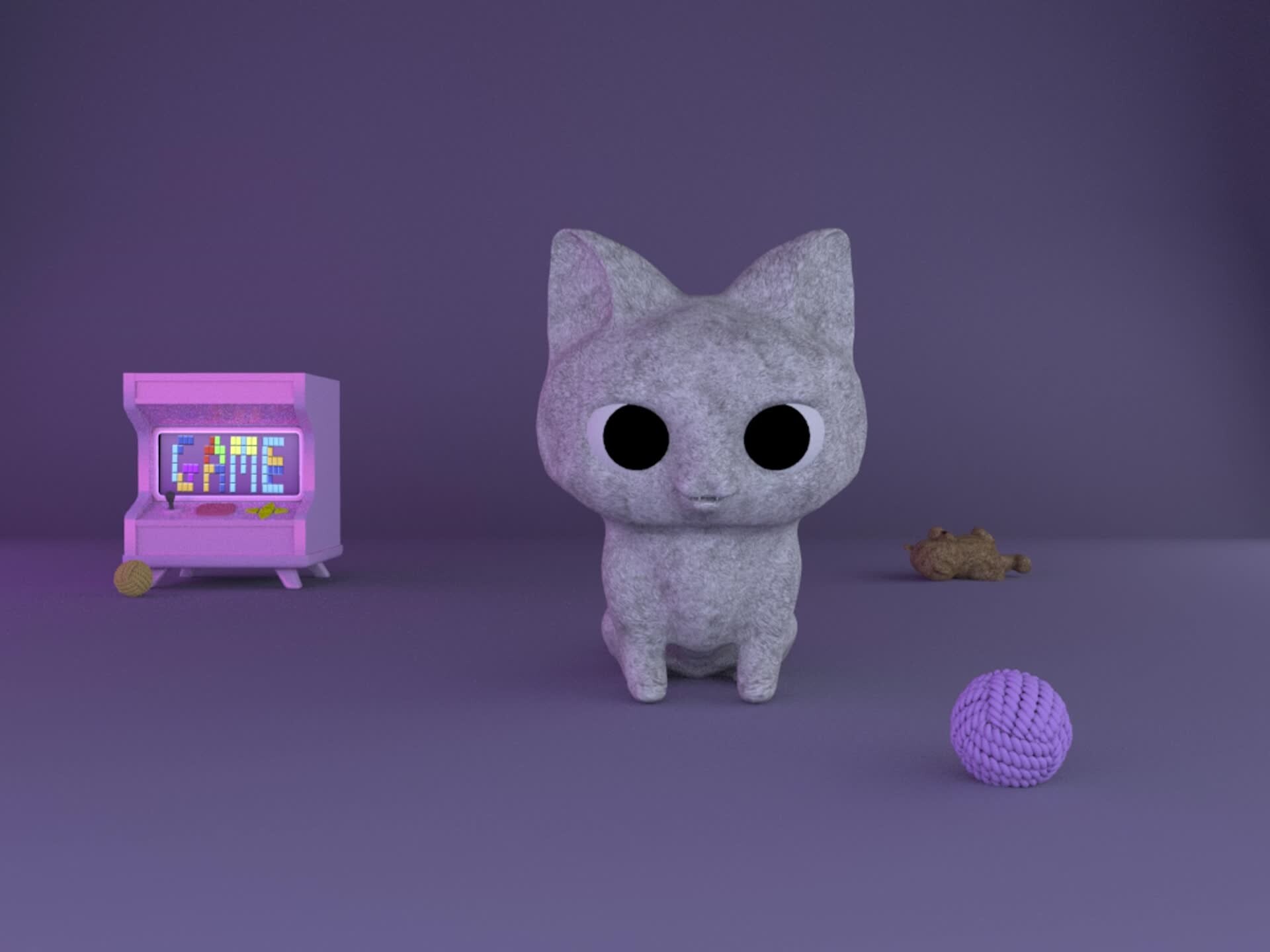 ArtStation - Cat character animation