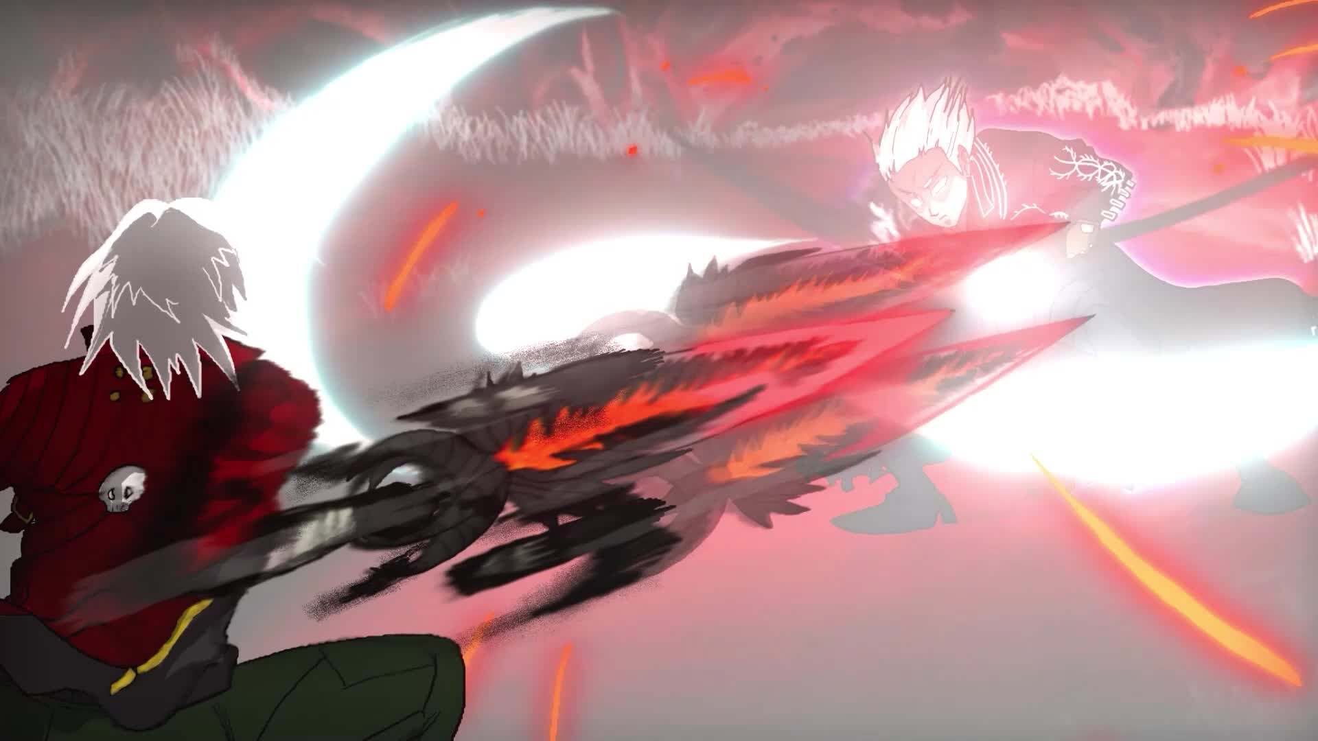 ArtStation - Dante's Million Stab vs Vergil's Million Slashes (Combo C)