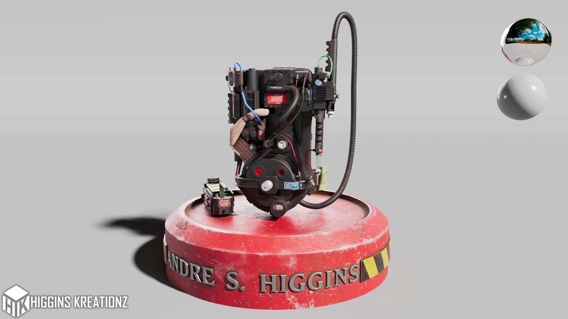 ArtStation - Ghostbusters - Proton Pack and Ghost Trap