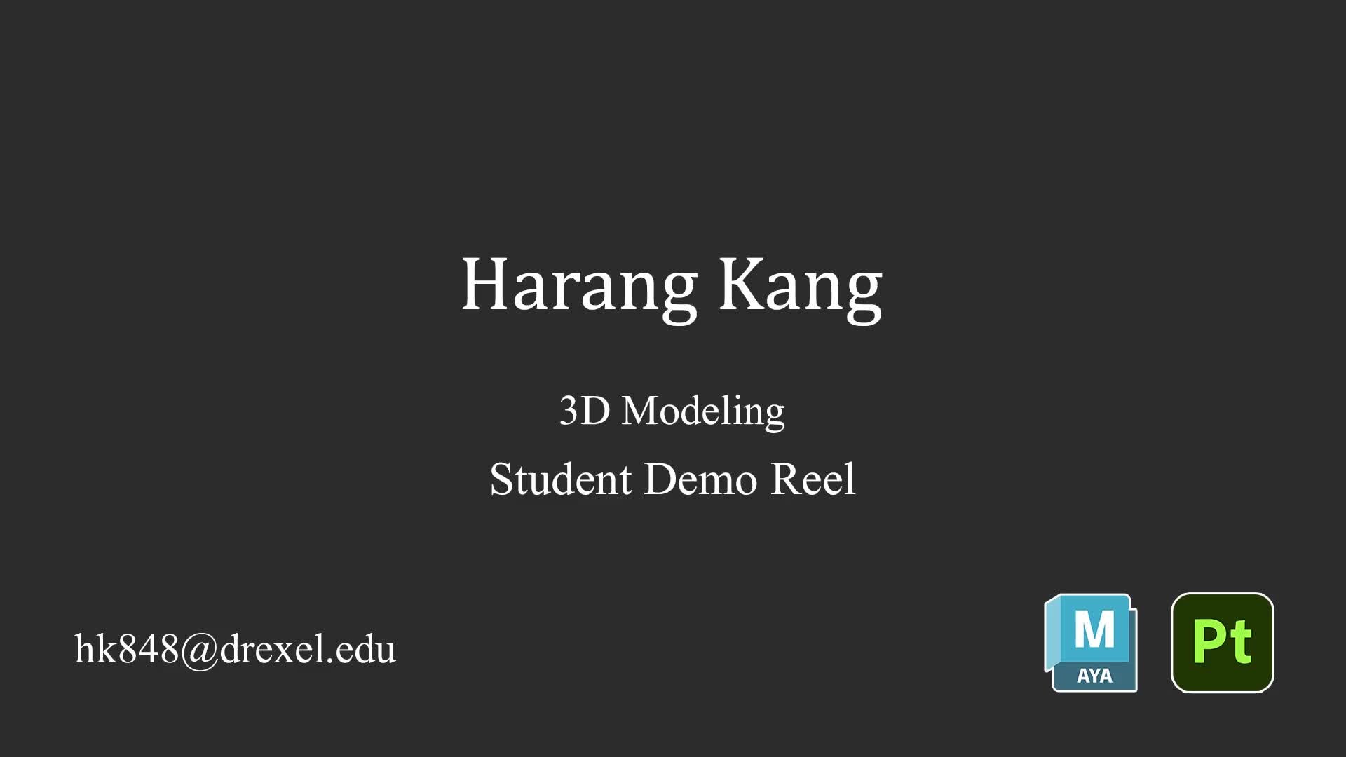 ArtStation - Demo Reel - 3D Modeling