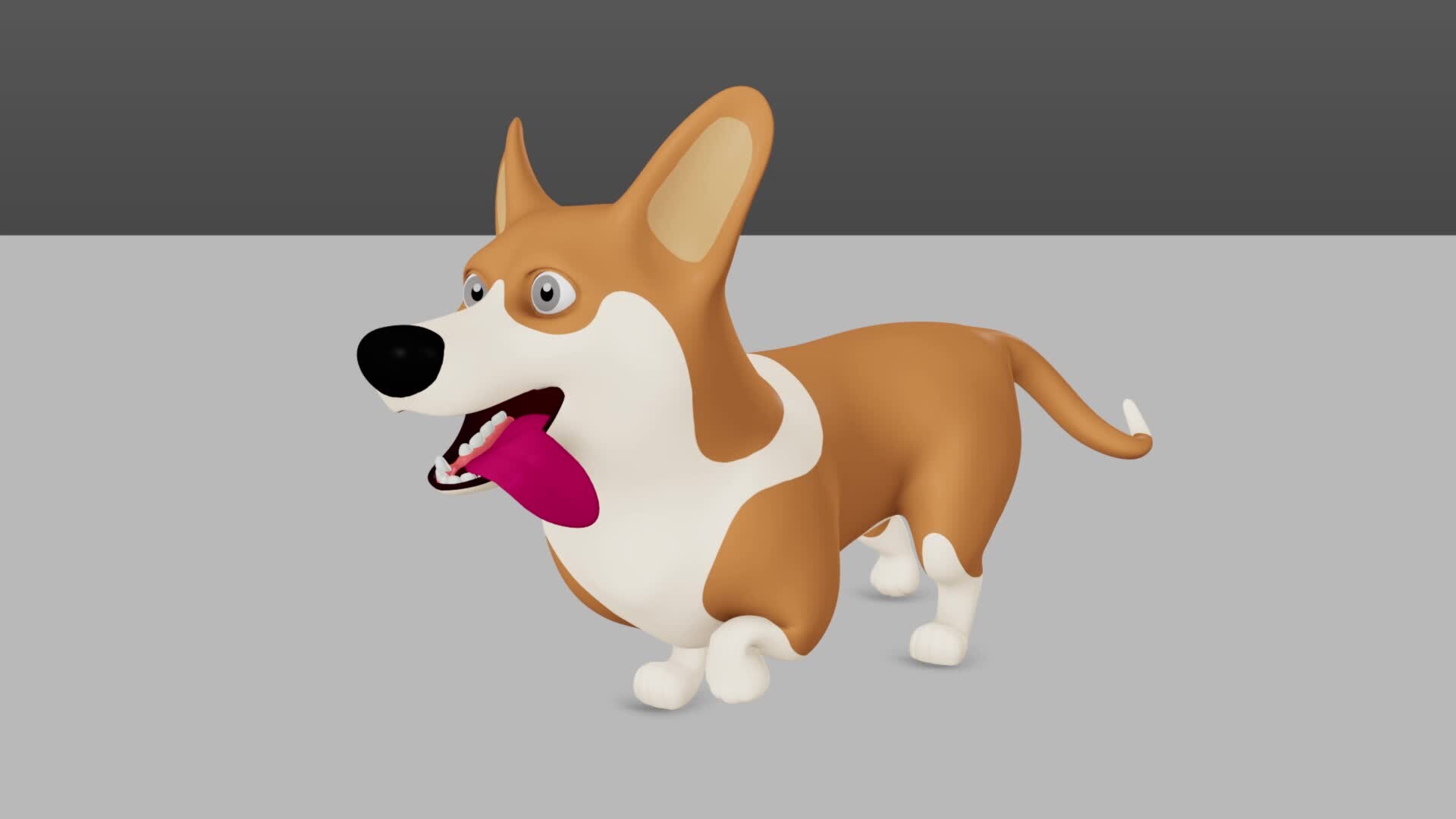 ArtStation - Corgi Walk Cycle Animation