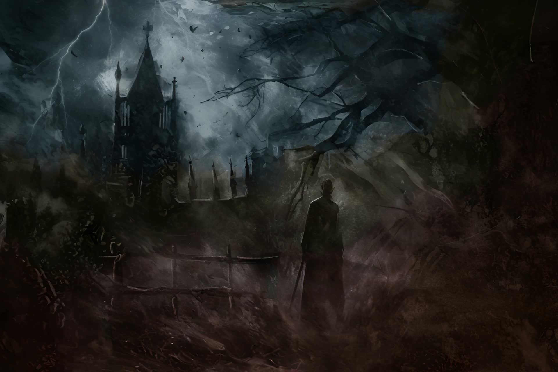 ArtStation - GENTLEMAN VAMPIRE ON A LATE NIGHT STROLL