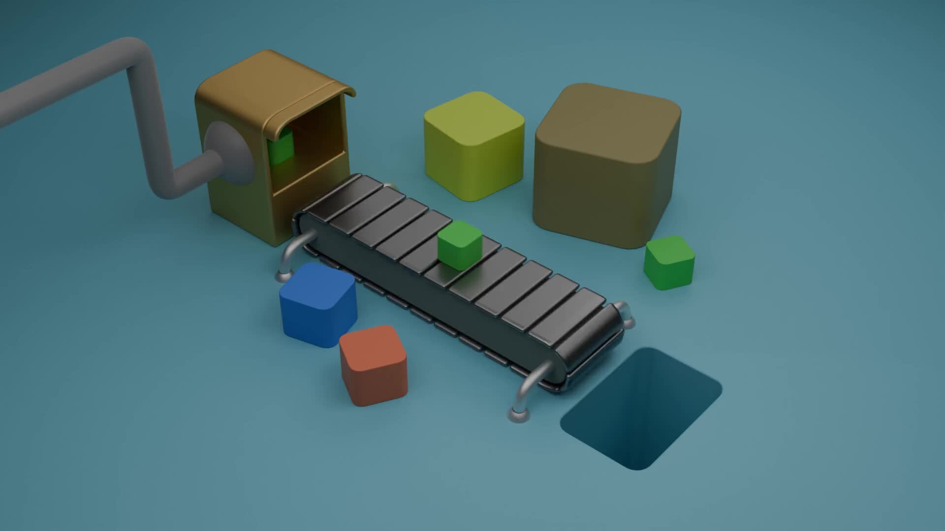 ArtStation - Conveyor belt animation