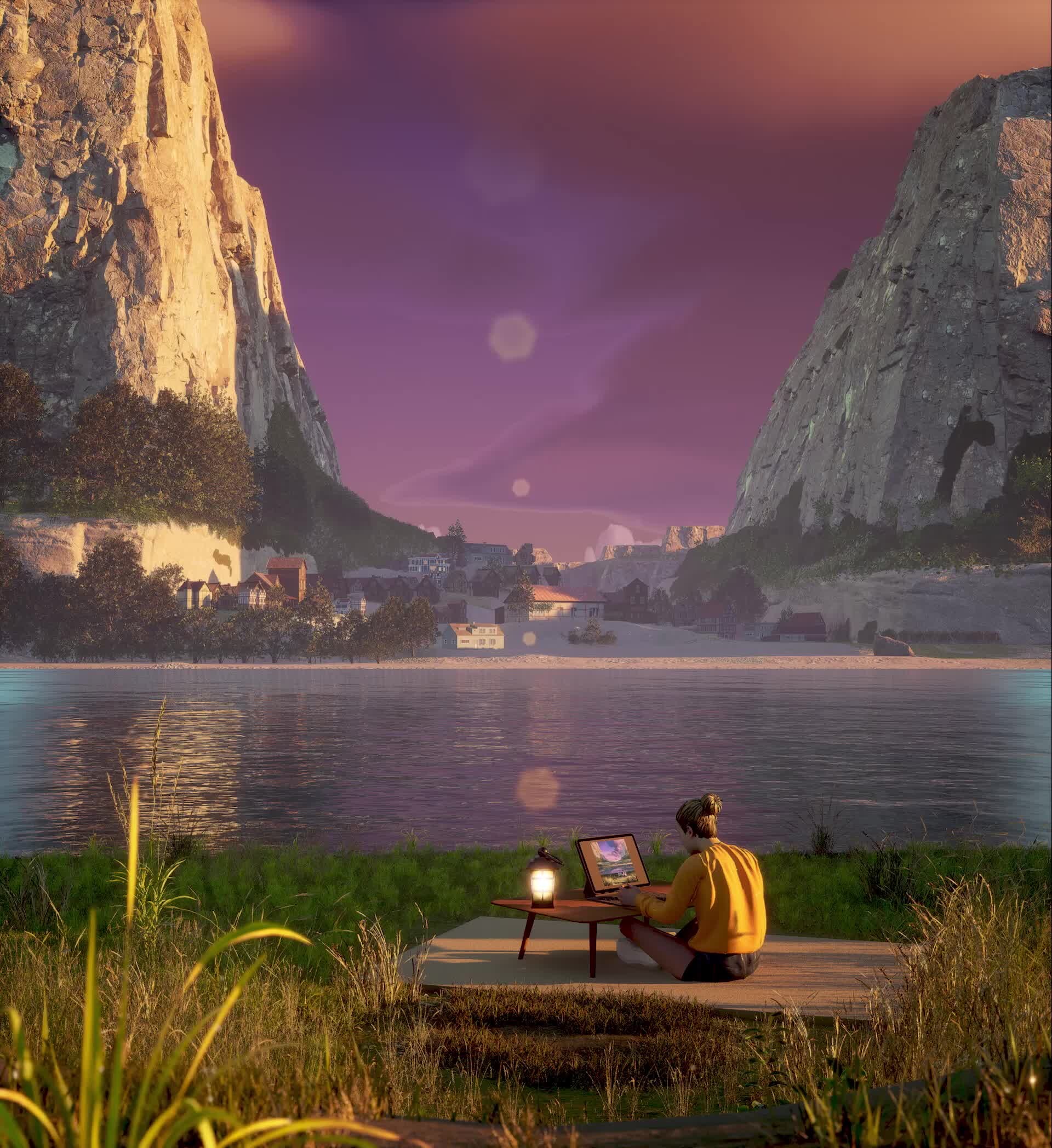 ArtStation - 3D environment: "Relax time"