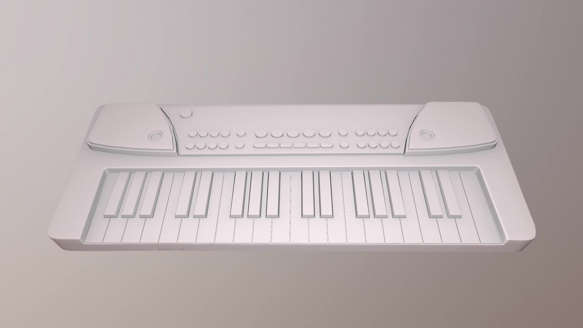 ArtStation - Piano Keyboard | Piano Keyboard Modelling & Texturing