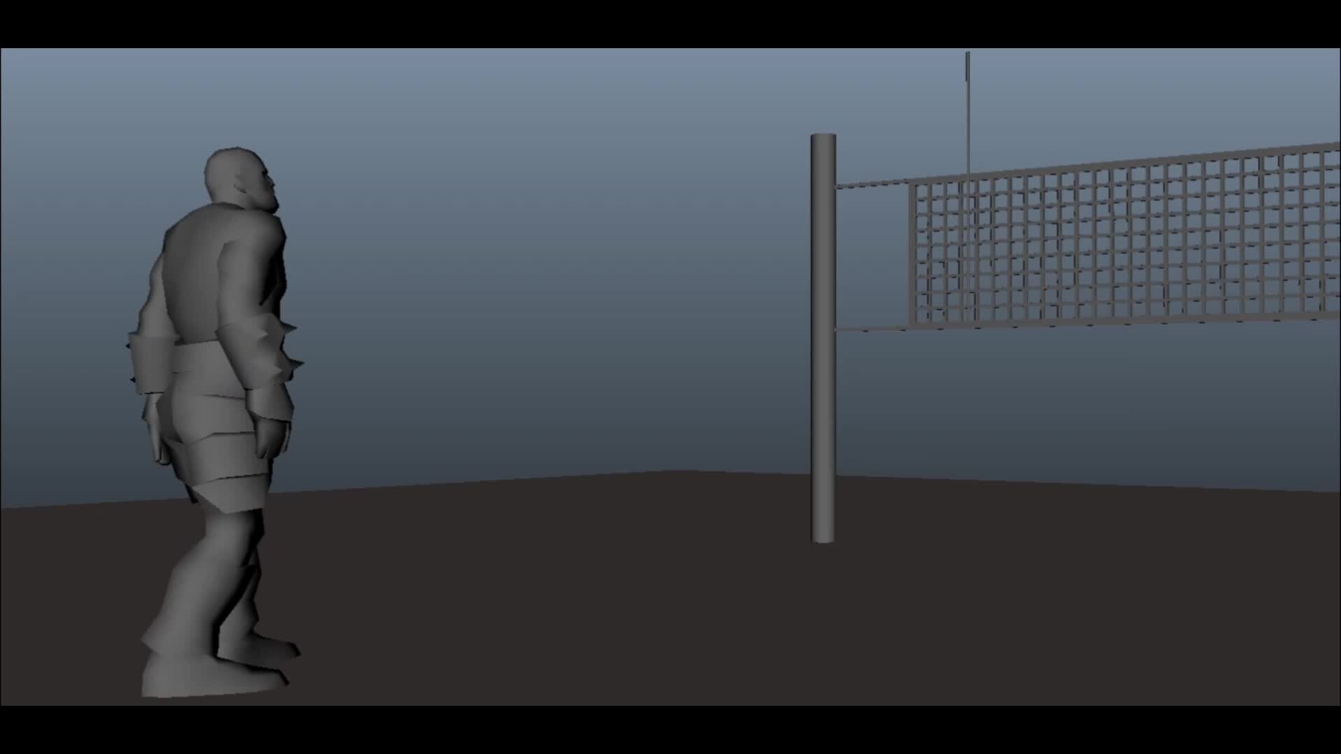 ArtStation - Volleyball smash animation