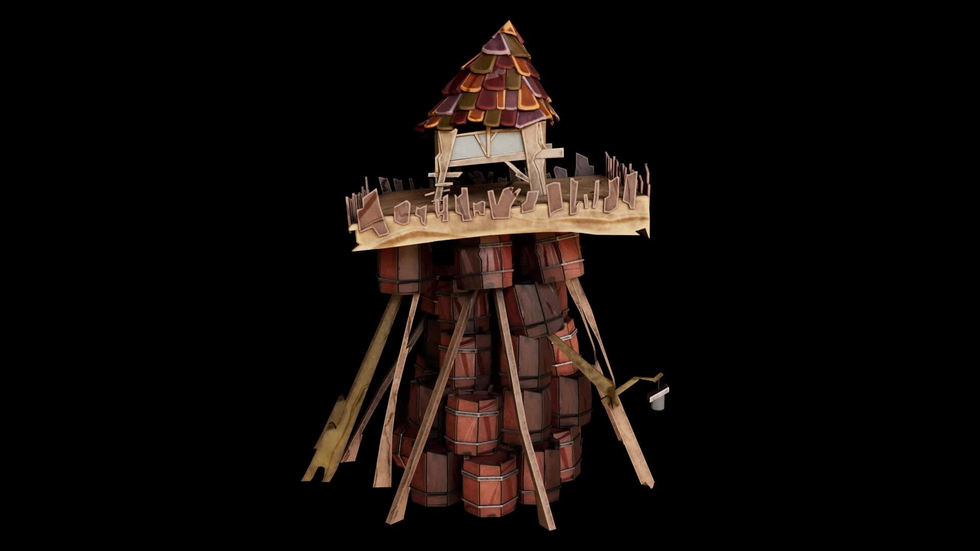 ArtStation - Stylised tower for video game