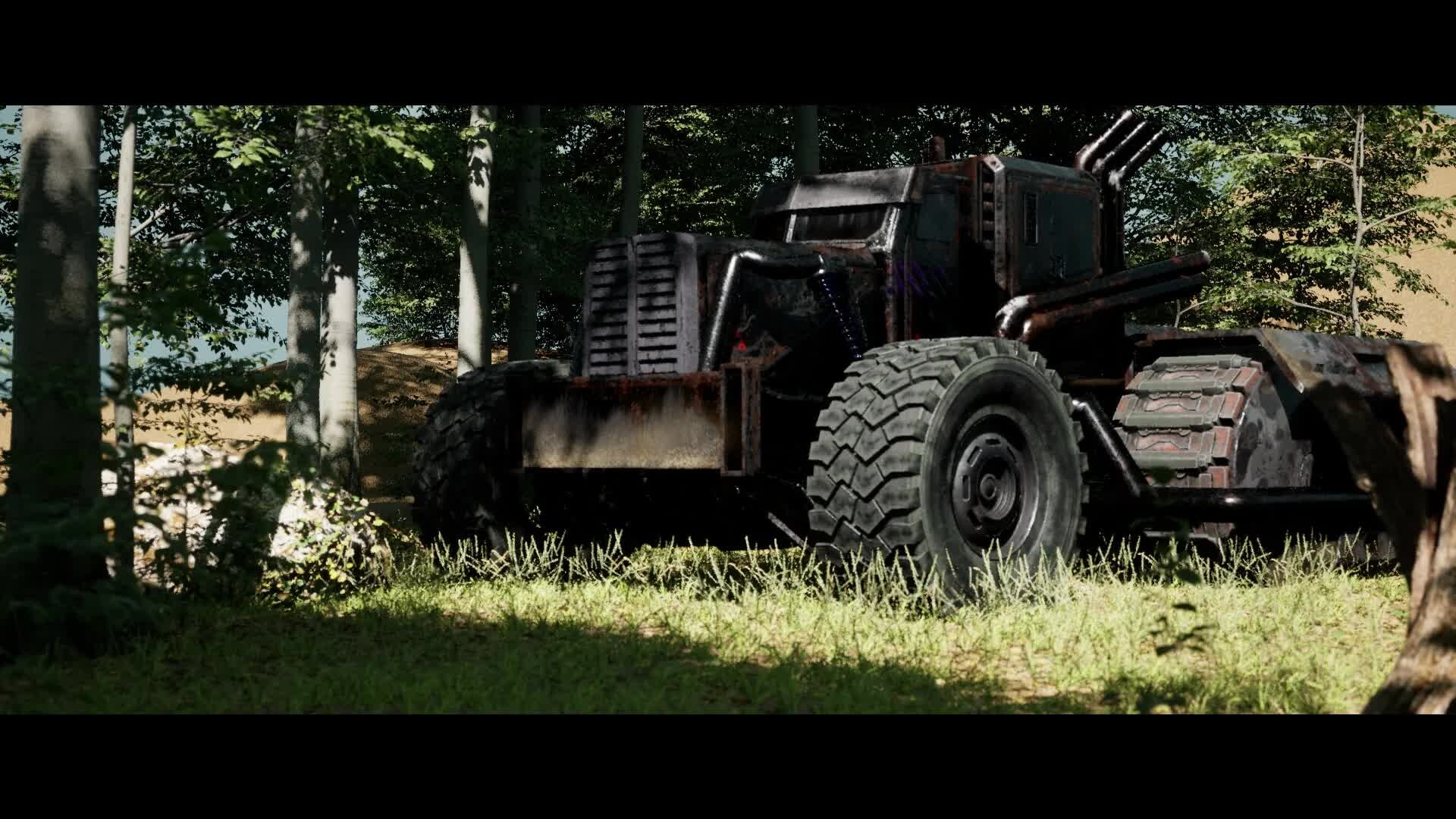 ArtStation - Thunderbolt - Freightliner FL86 Turned Dune Buggy