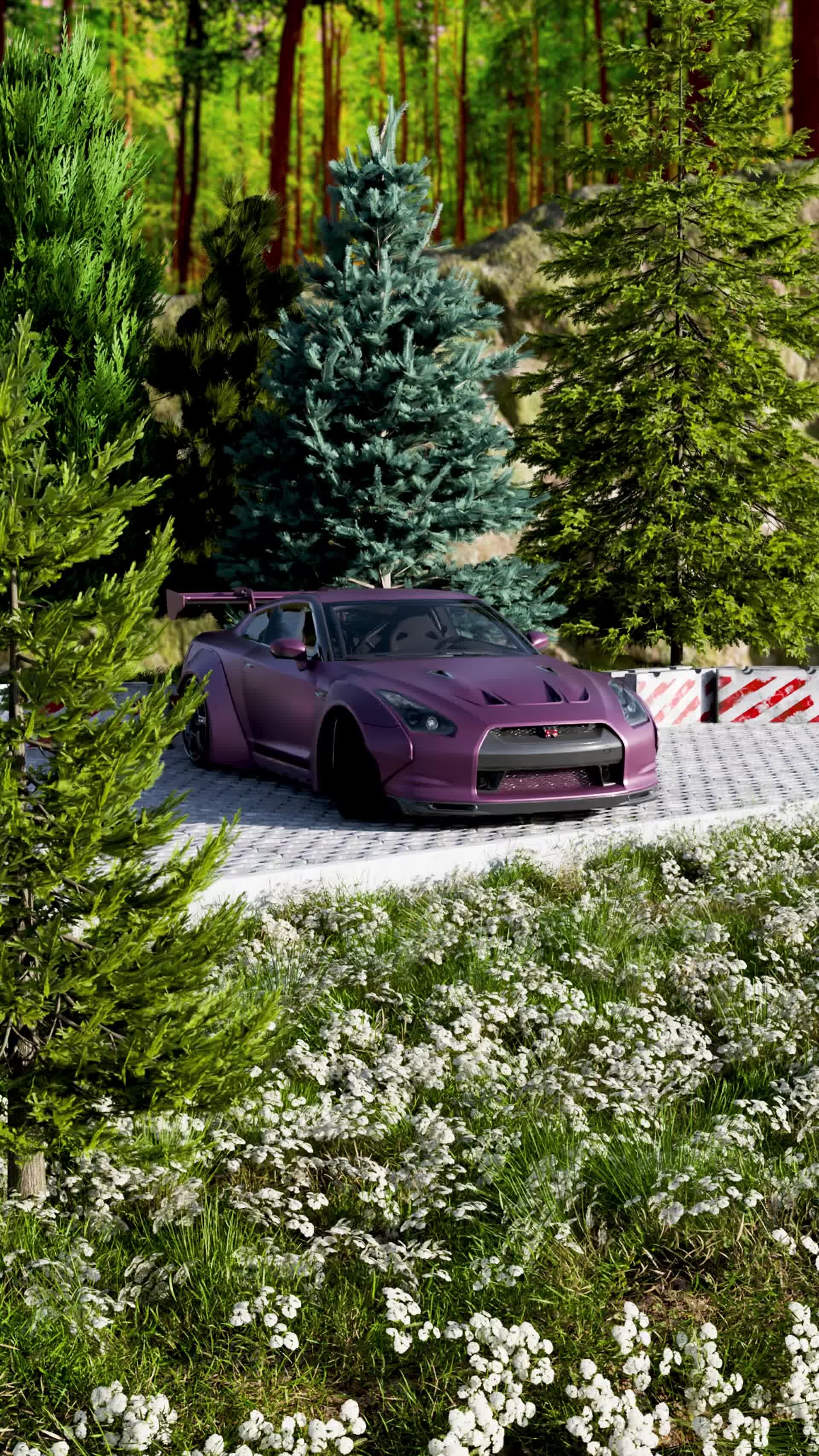 ArtStation - Nissan GTR animation