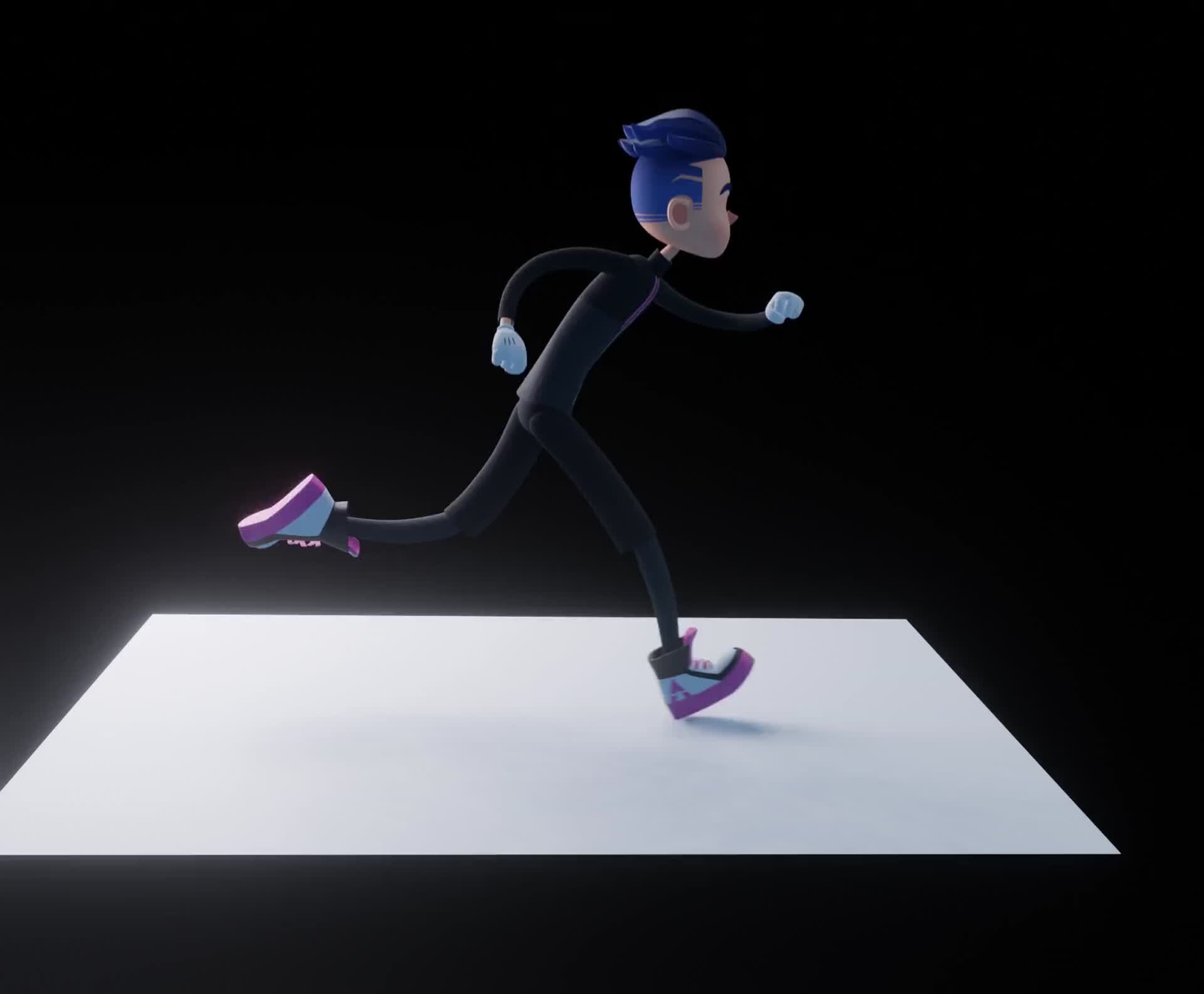 ArtStation - Run Cycle Animation