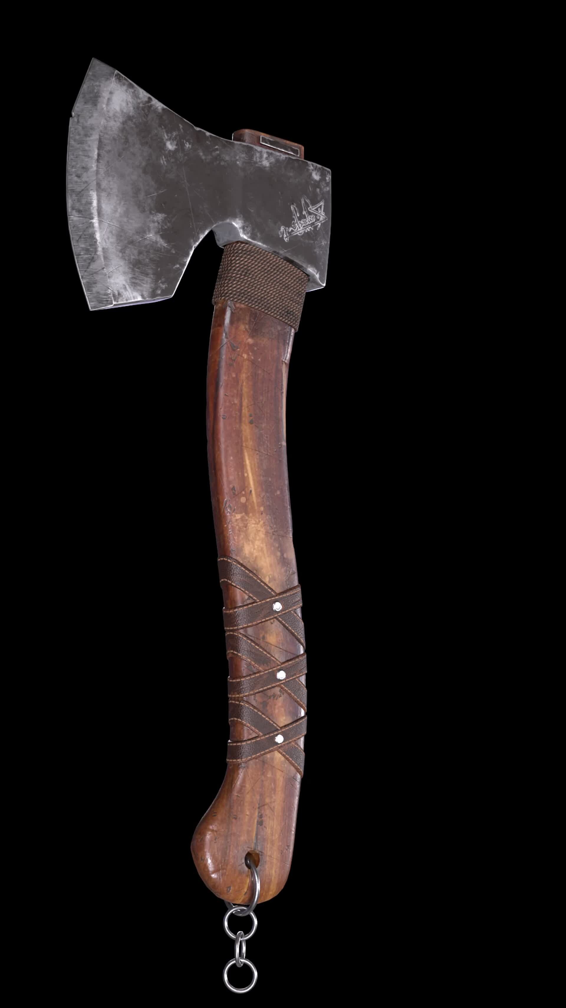 ArtStation - Damaged AX (tutorial process)