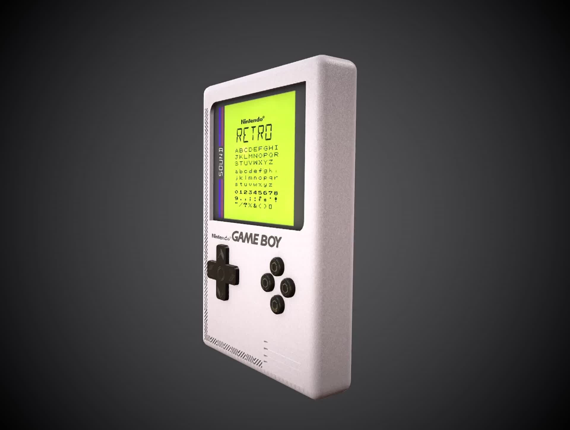 ArtStation - GAME BOY {RETRO}