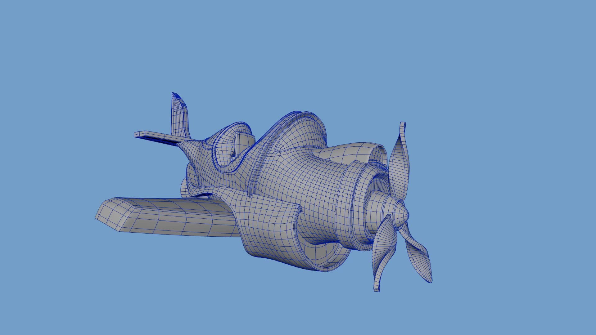 ArtStation - Stylized Plane Model