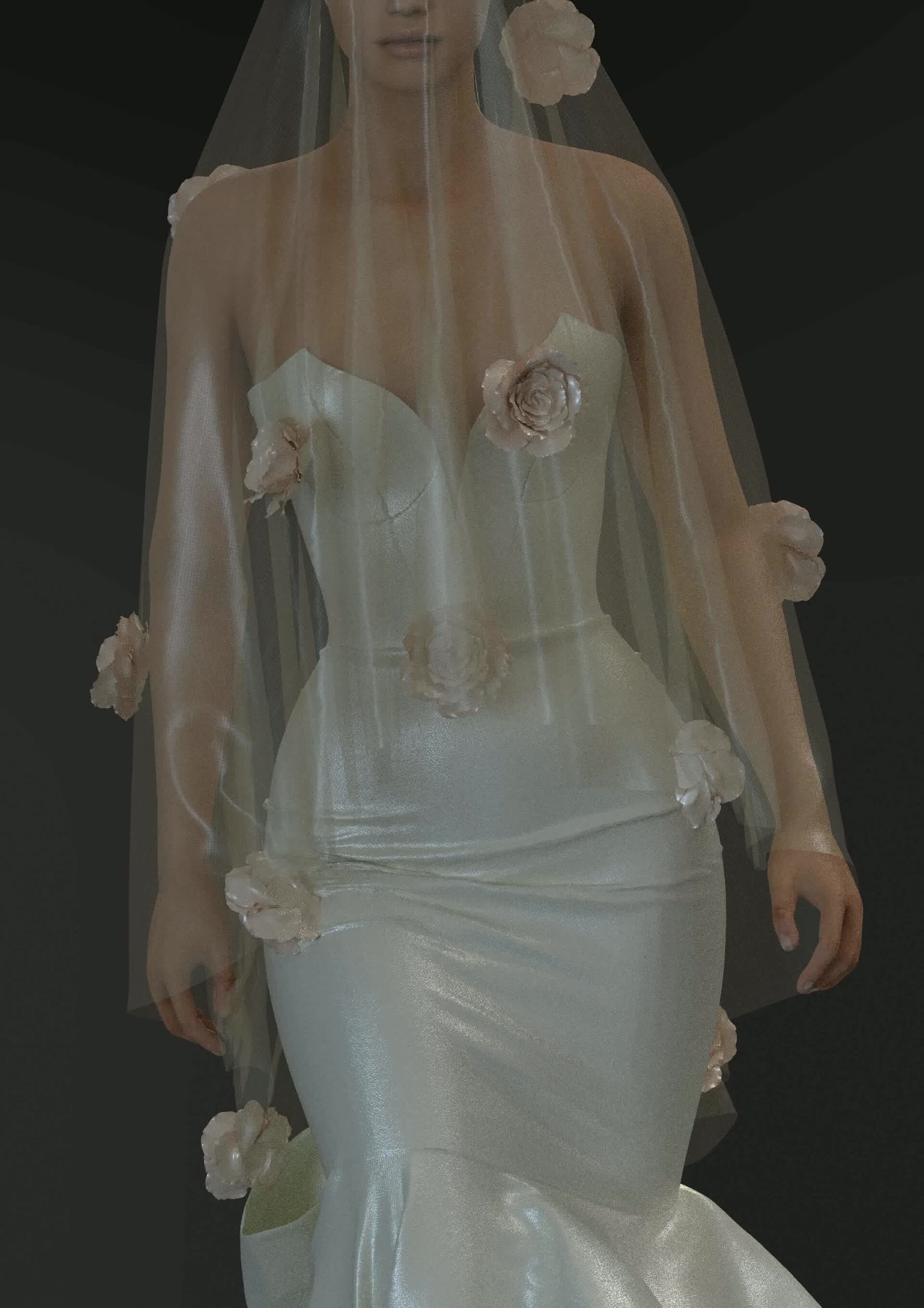 ArtStation - Bride Dress