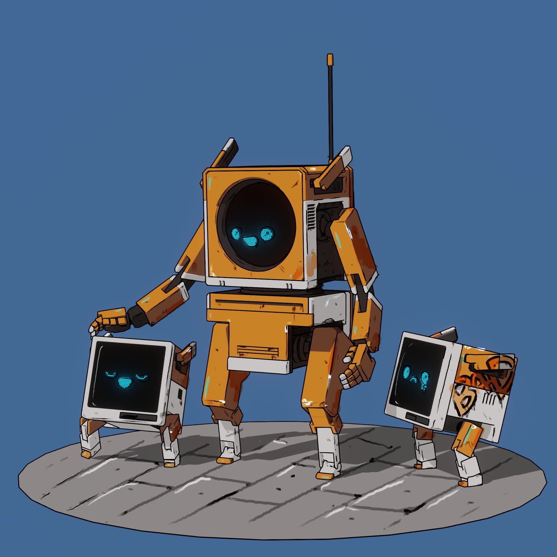 ArtStation - BoxBot - GreasePencil