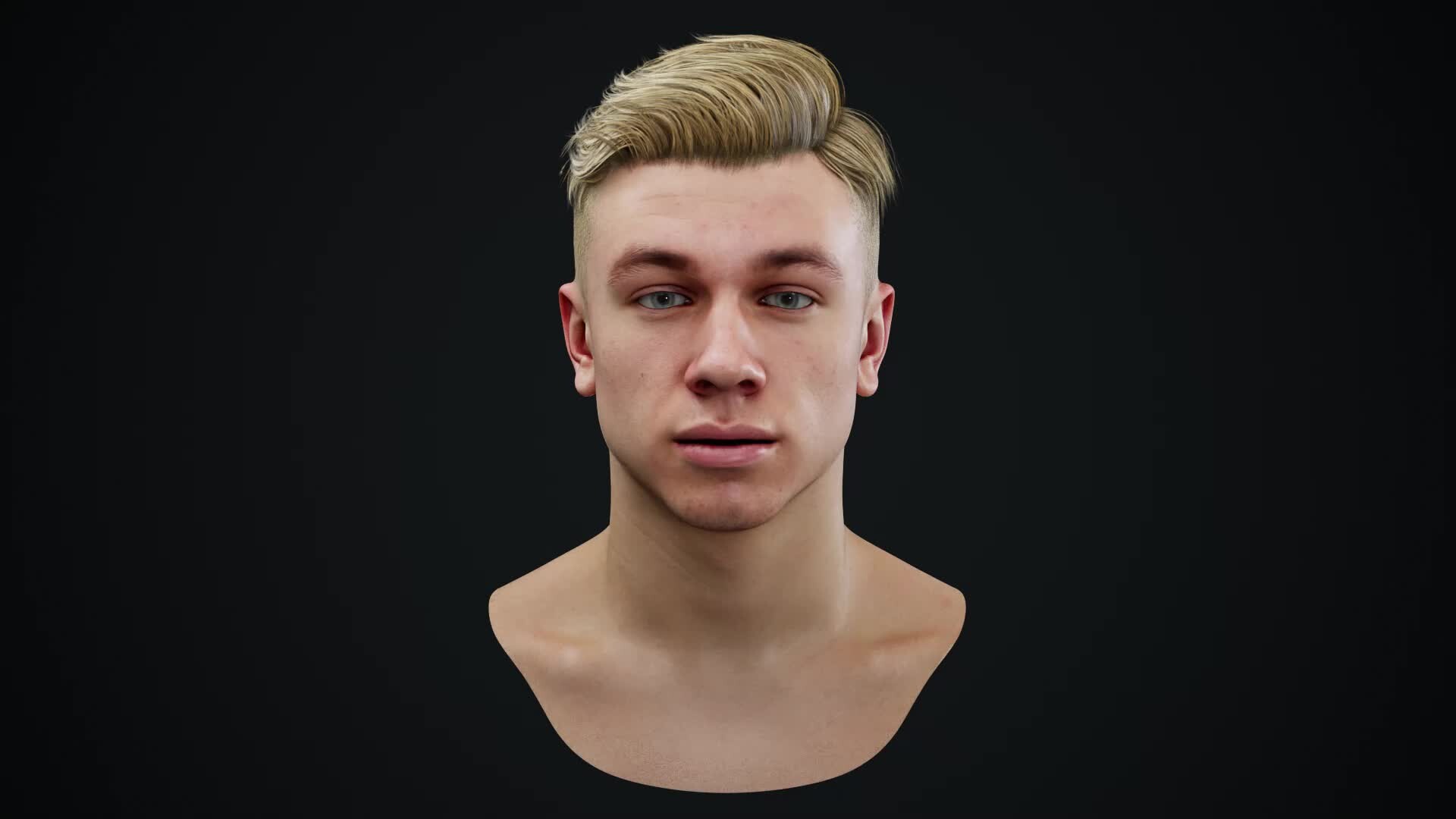 ArtStation - REAL-TIME hairtstyle