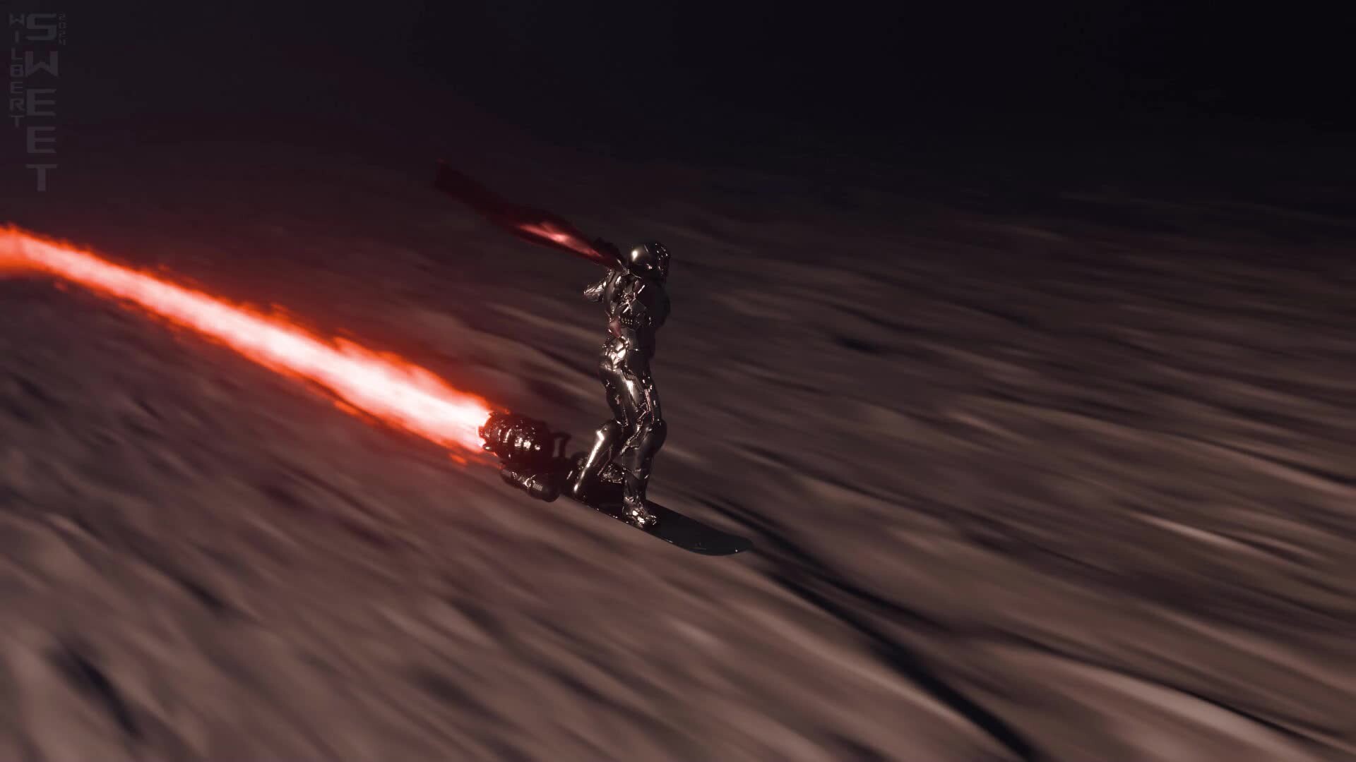 ArtStation - Rocket Surfing - Made In Blender