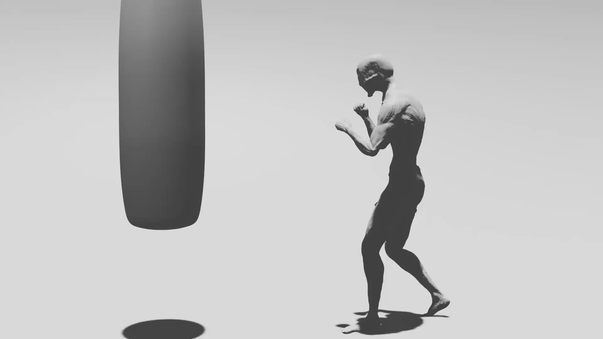 ArtStation - Kick practice animation