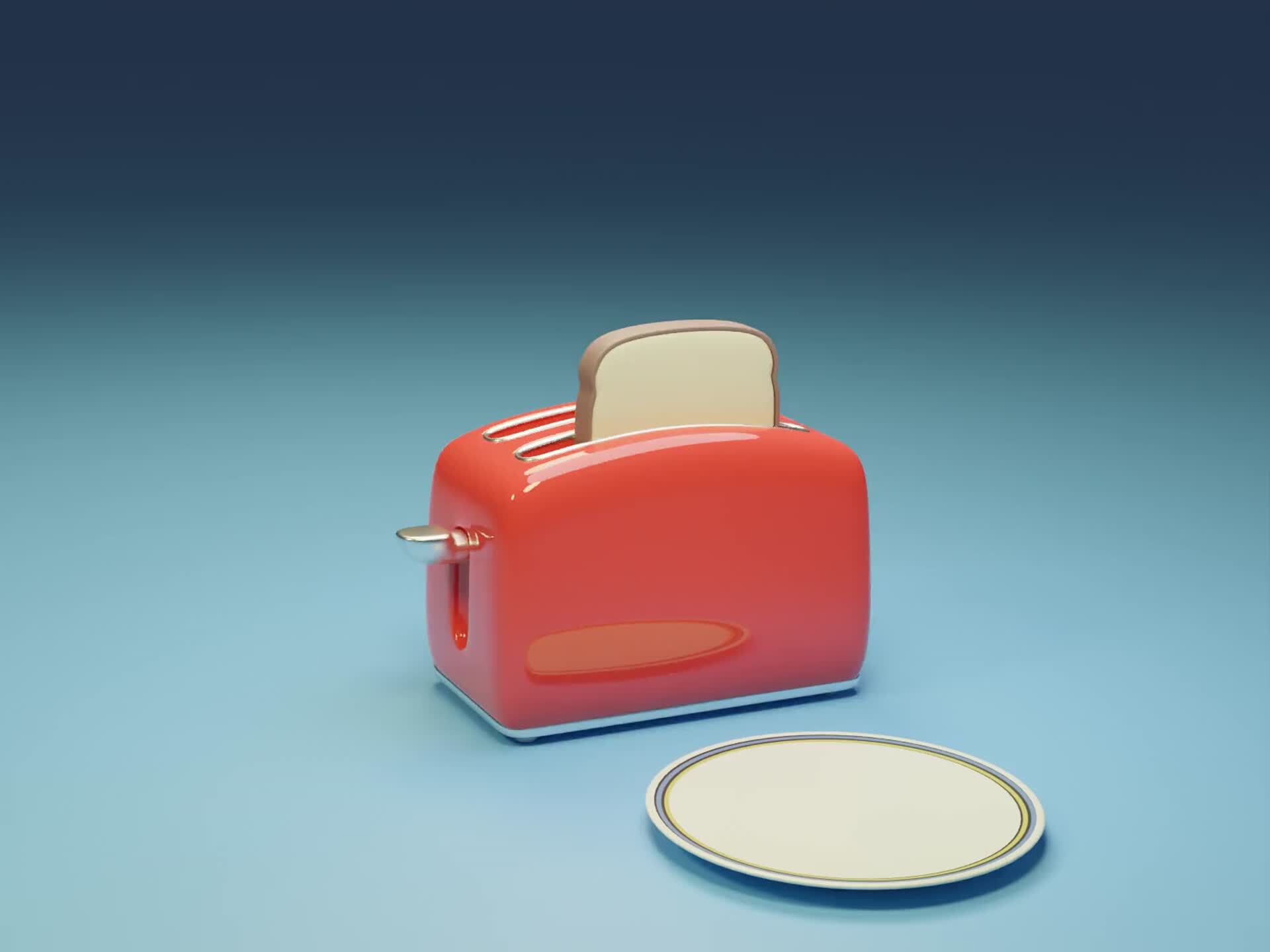 ArtStation - Toaster Animation