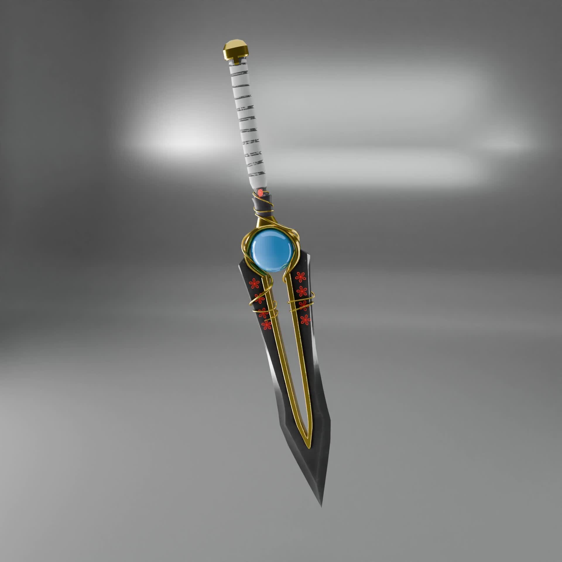 ArtStation - Game Ready Dagger Model