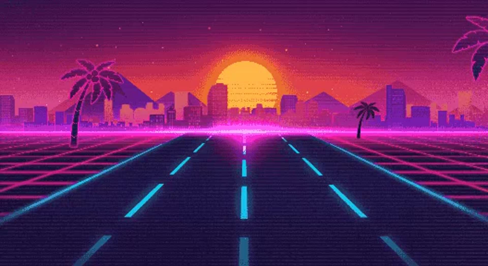 ArtStation - Spine Bg Animation Pixel Style