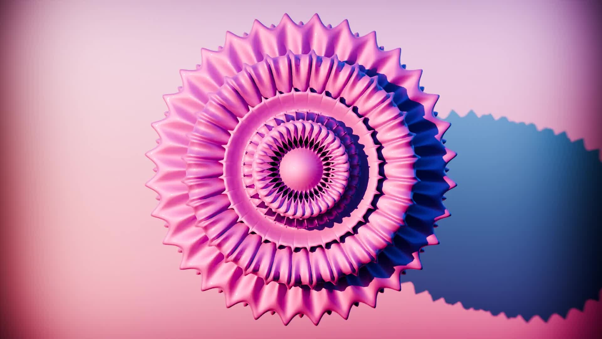 ArtStation - Abstract Flower-Blender Practise