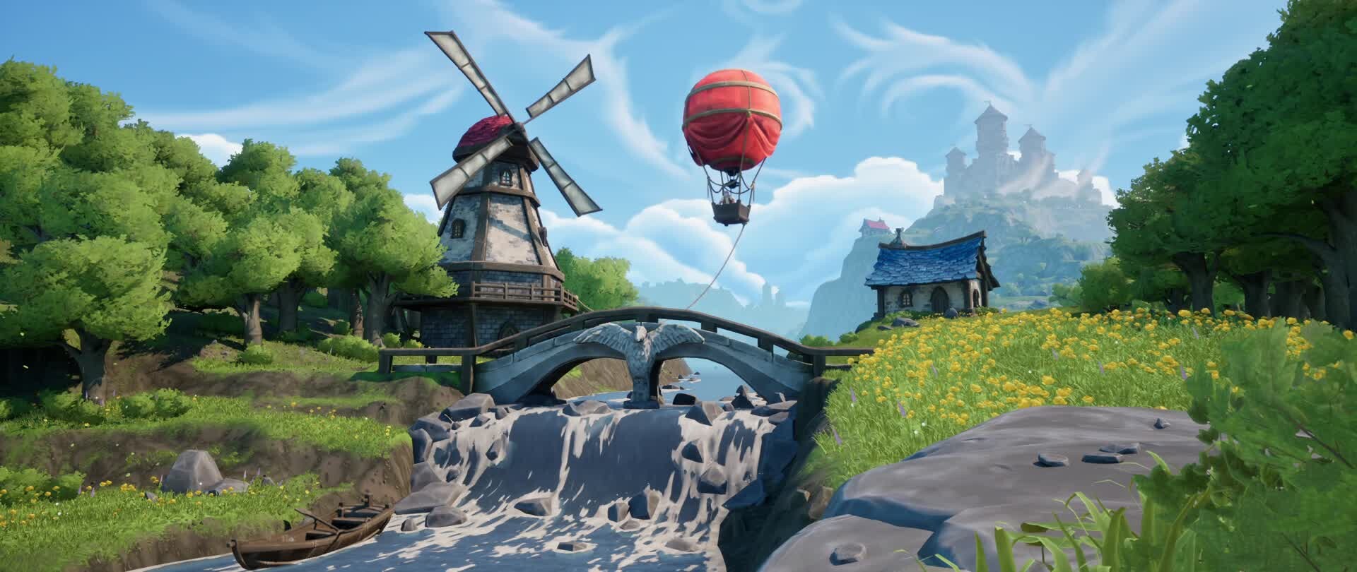 ArtStation - Riverside Creek (Stylized Environment)