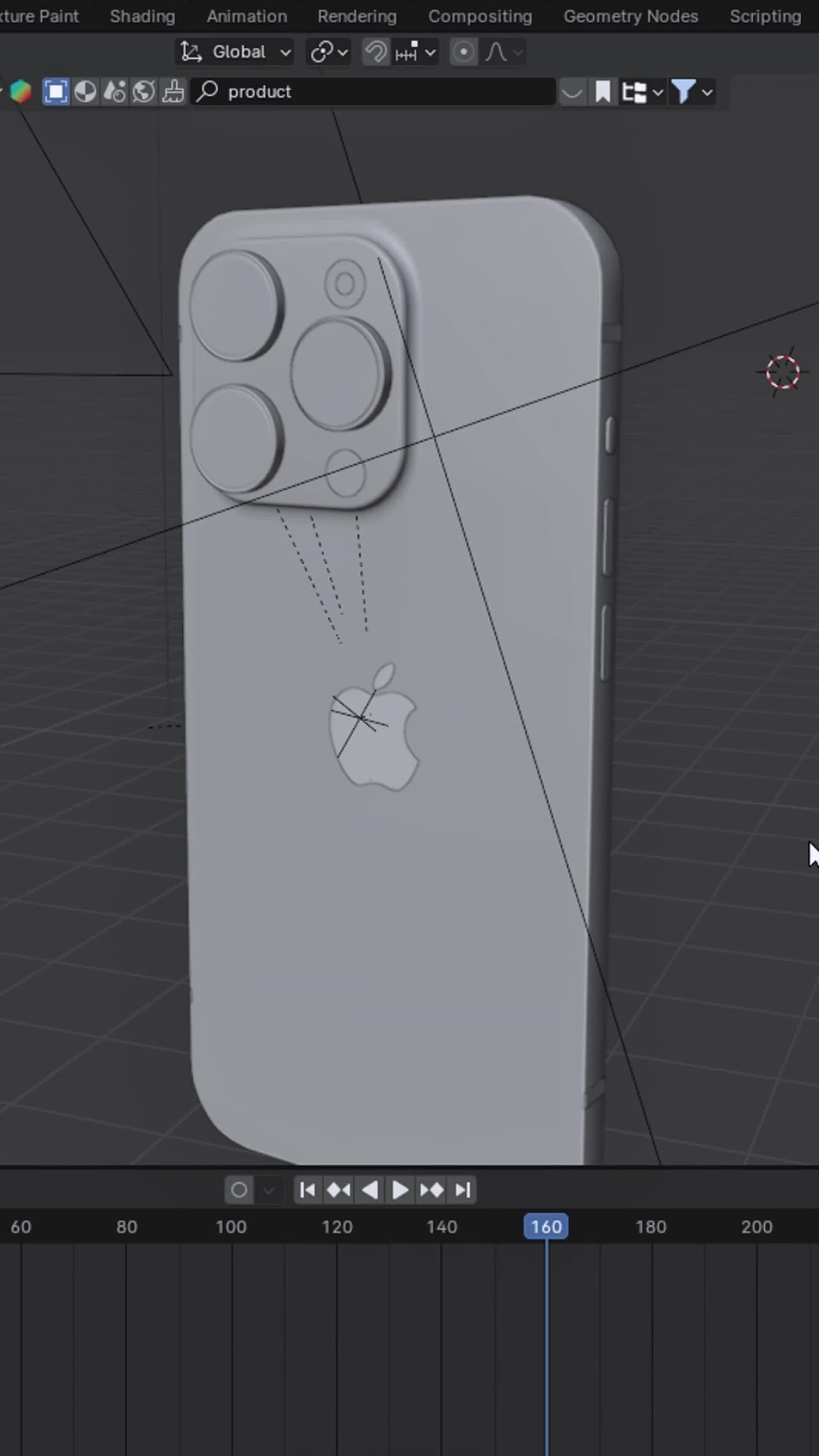 ArtStation - Iphone 15 Model animation on blender