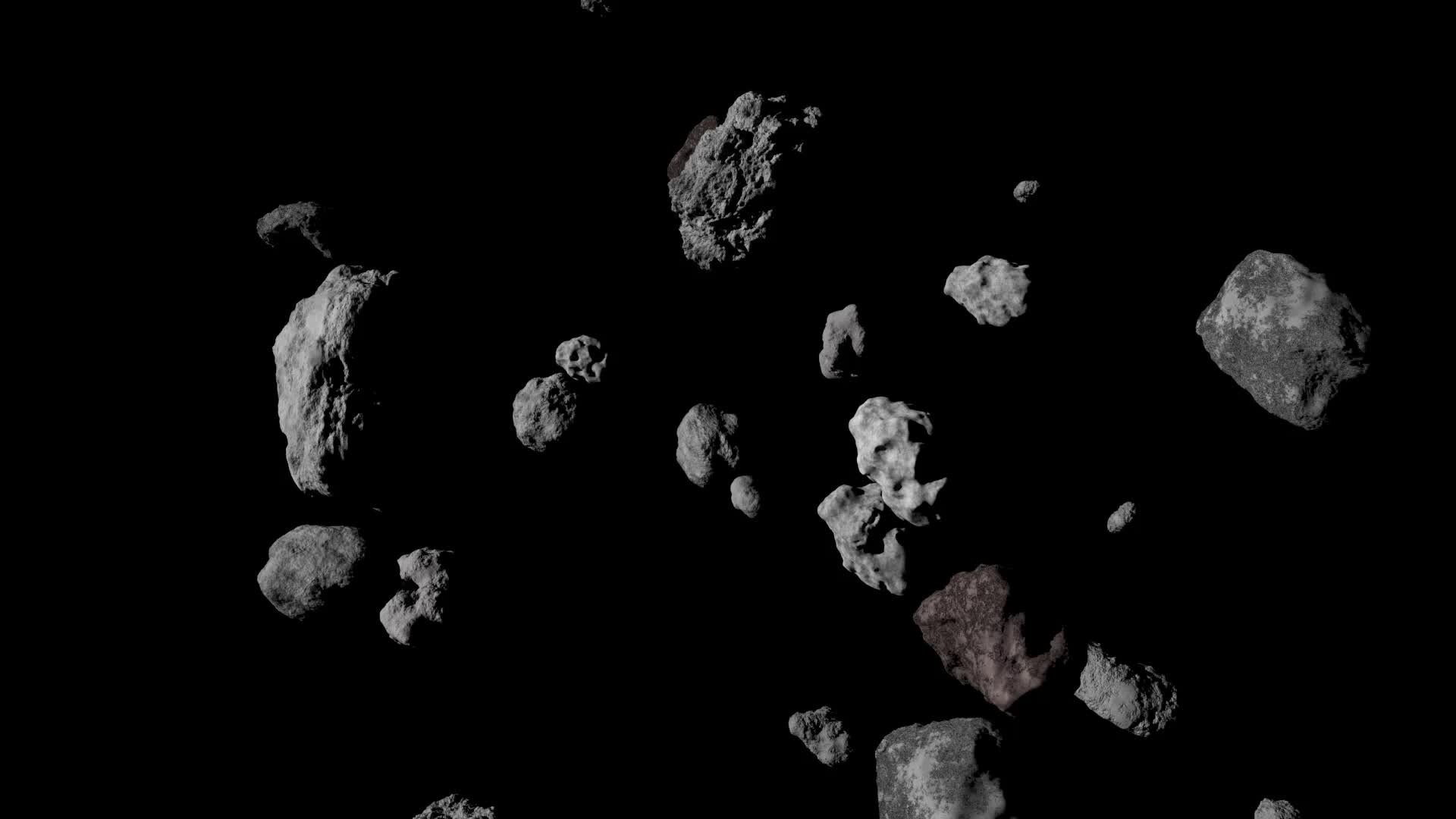 ArtStation - Asteroids Final Render (2023/2024)