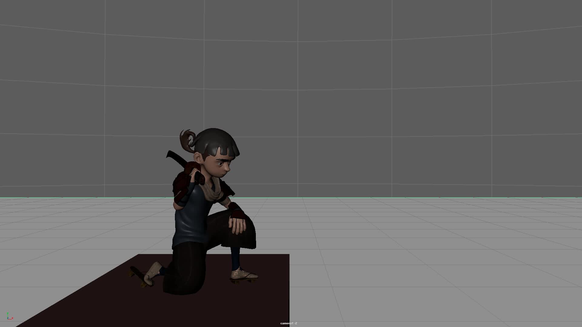 ArtStation - samurai - jump