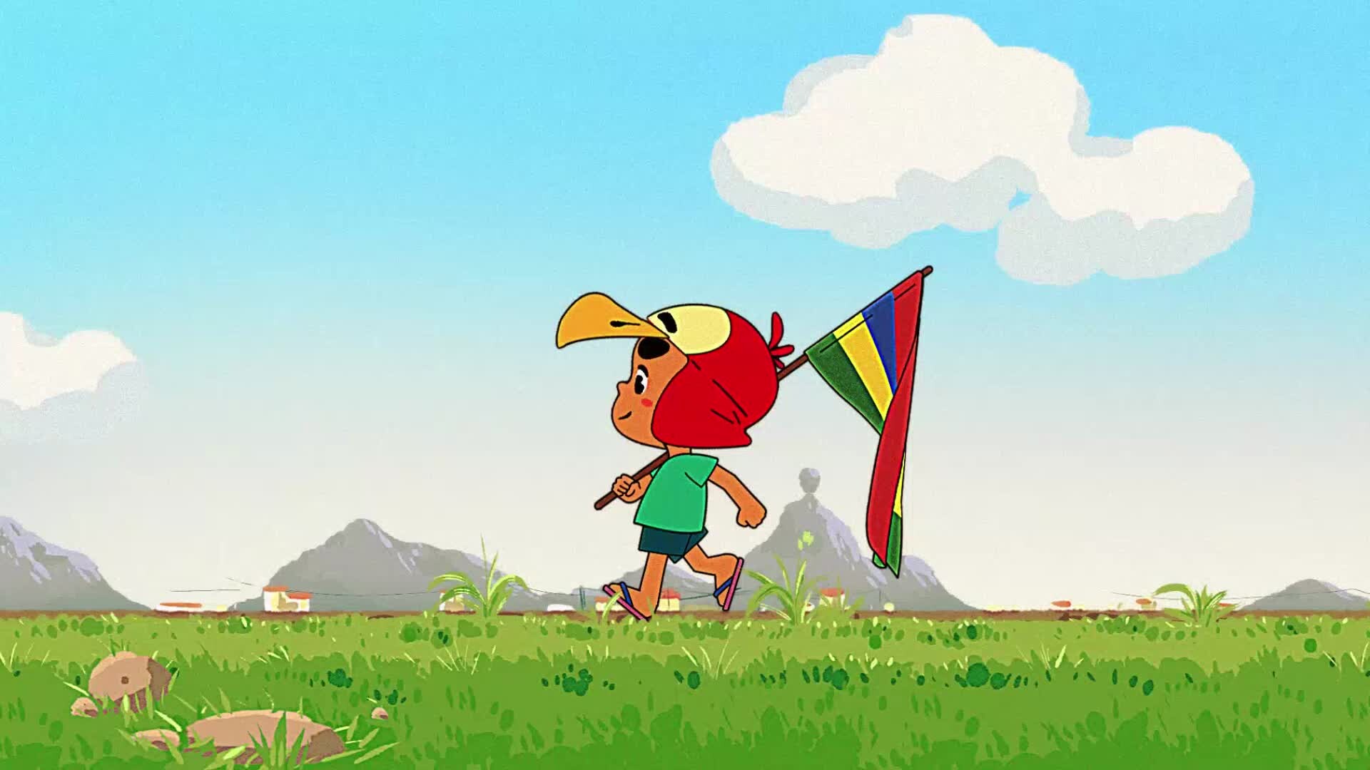 ArtStation - Mauritius independence Animation