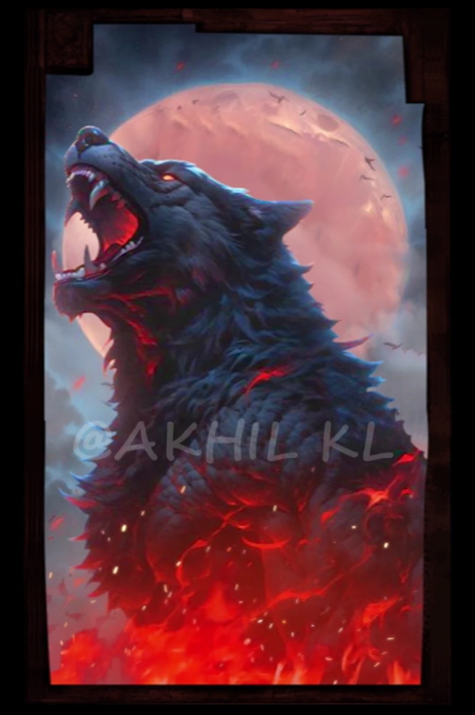 ArtStation - werewolf spine 2d