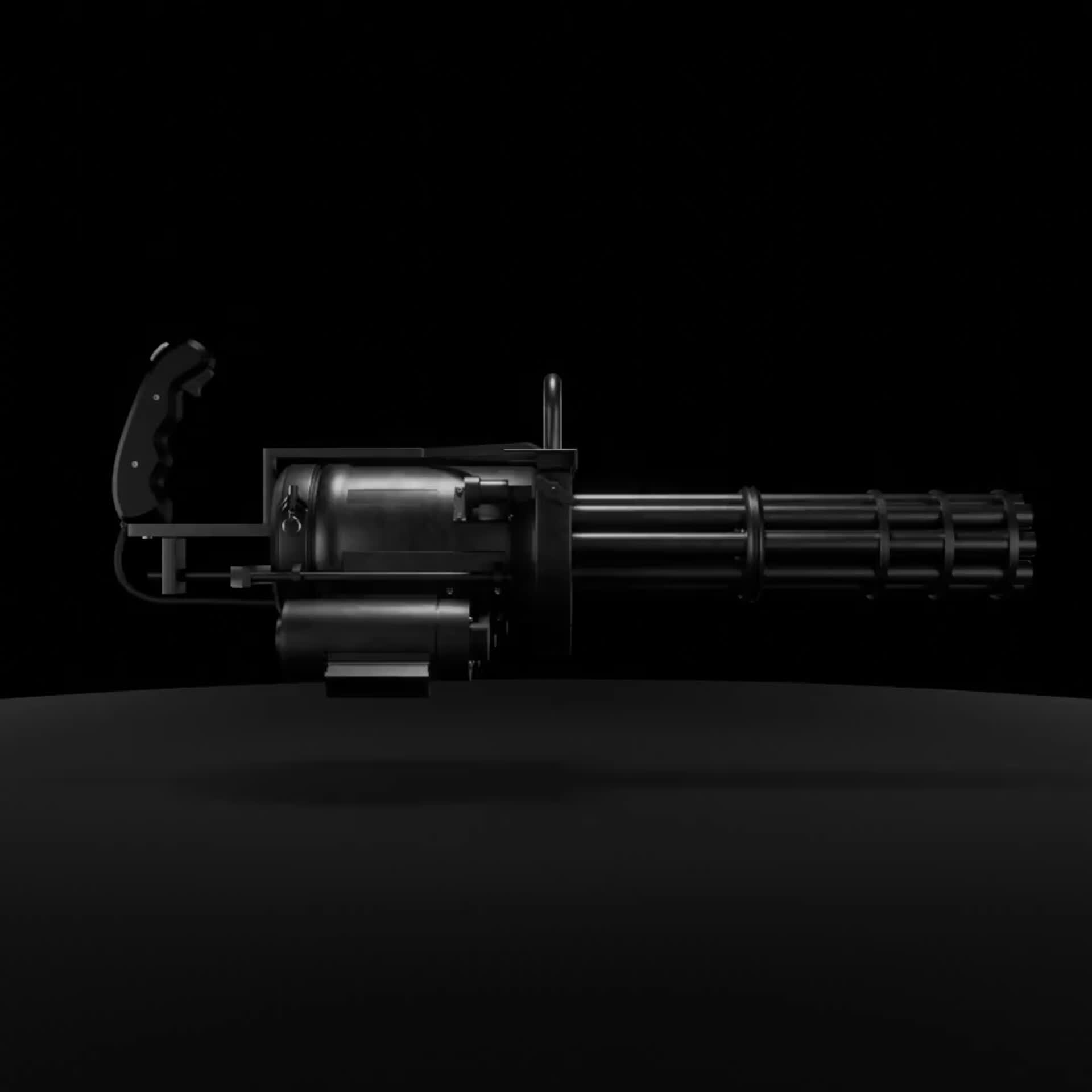 ArtStation - Minigun study