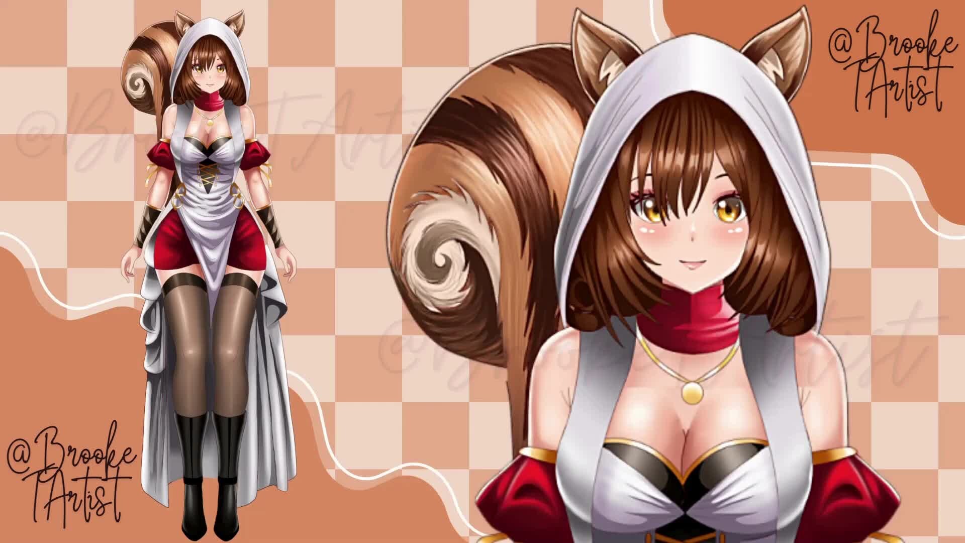 ArtStation - Squirrel VTuber Model & Rigging