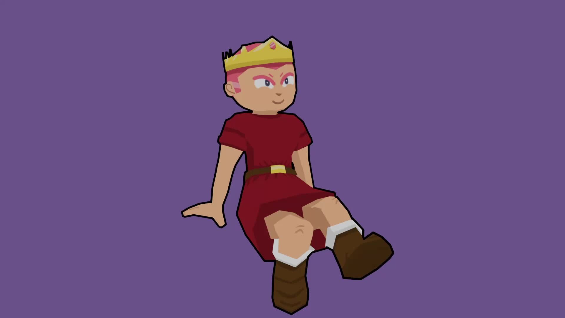 ArtStation - Princess low poly + Animation