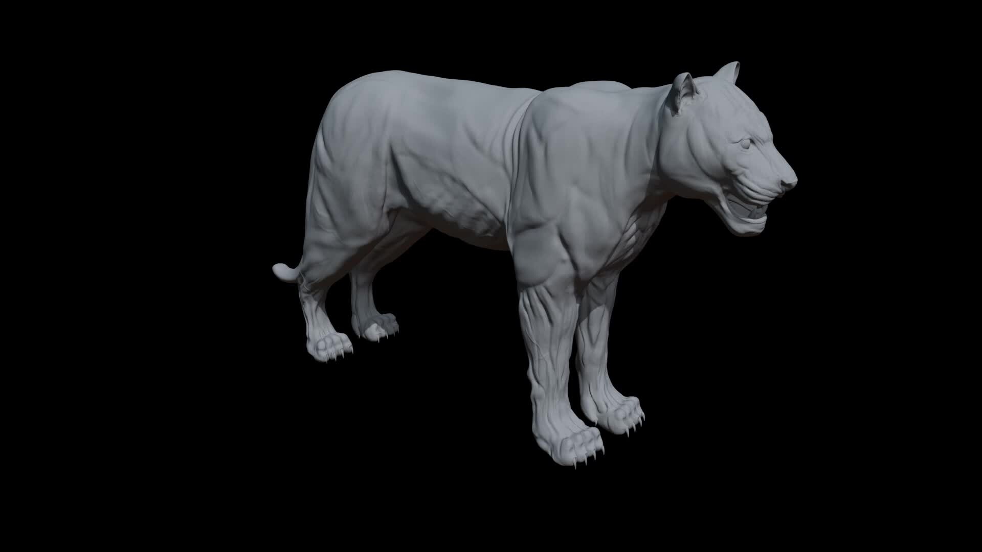 ArtStation - 3D Leopard Modeling