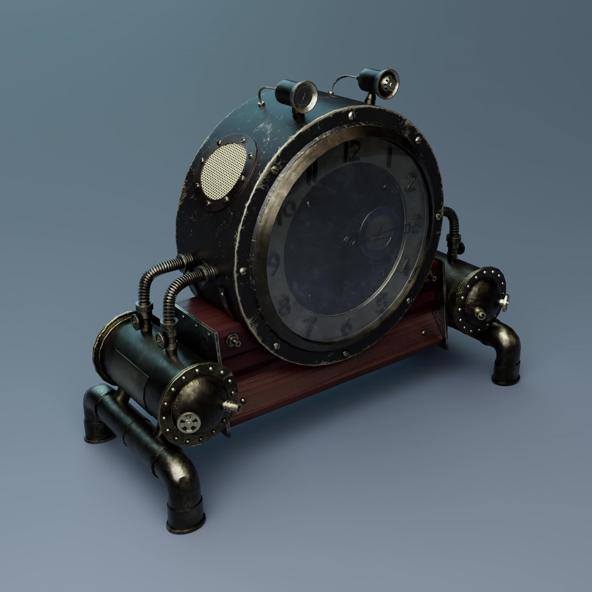 ArtStation - Steampunk Clock