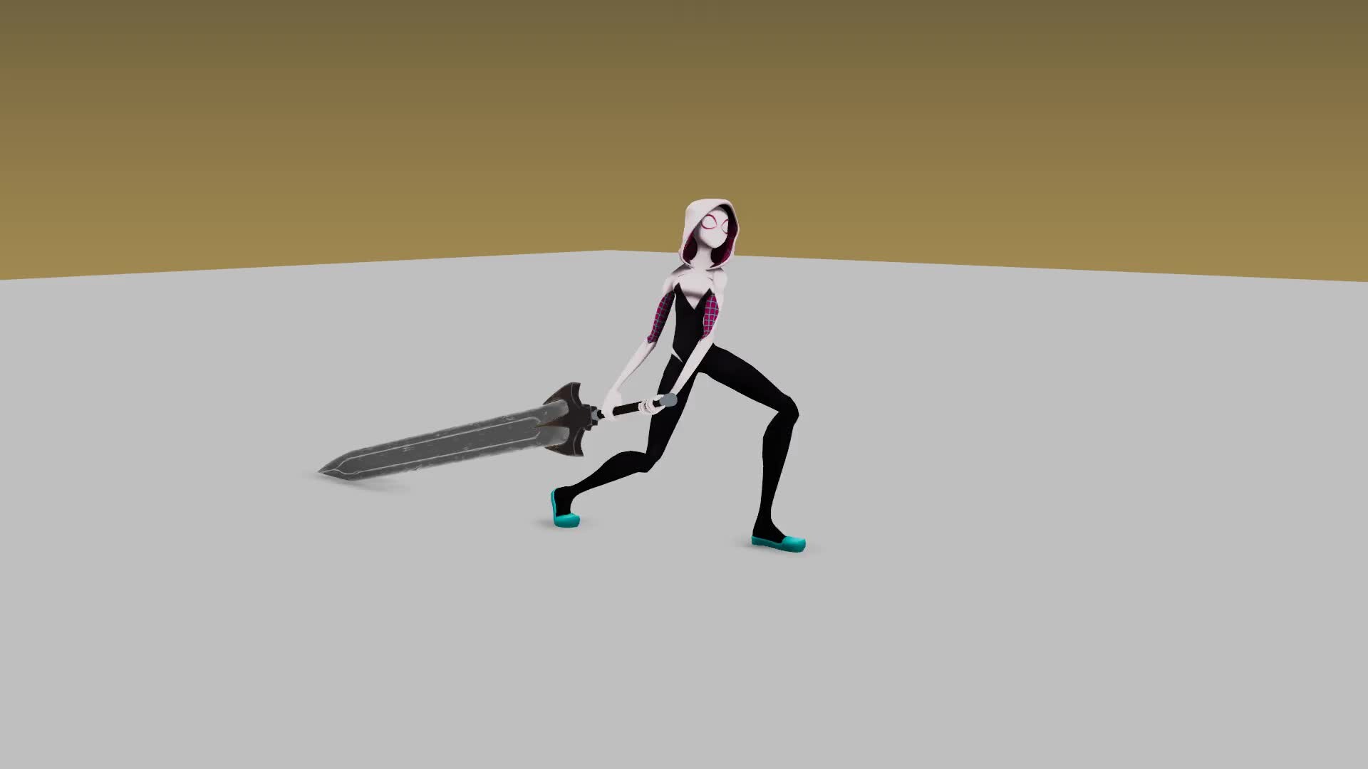 ArtStation - Greatsword Walk Cycle