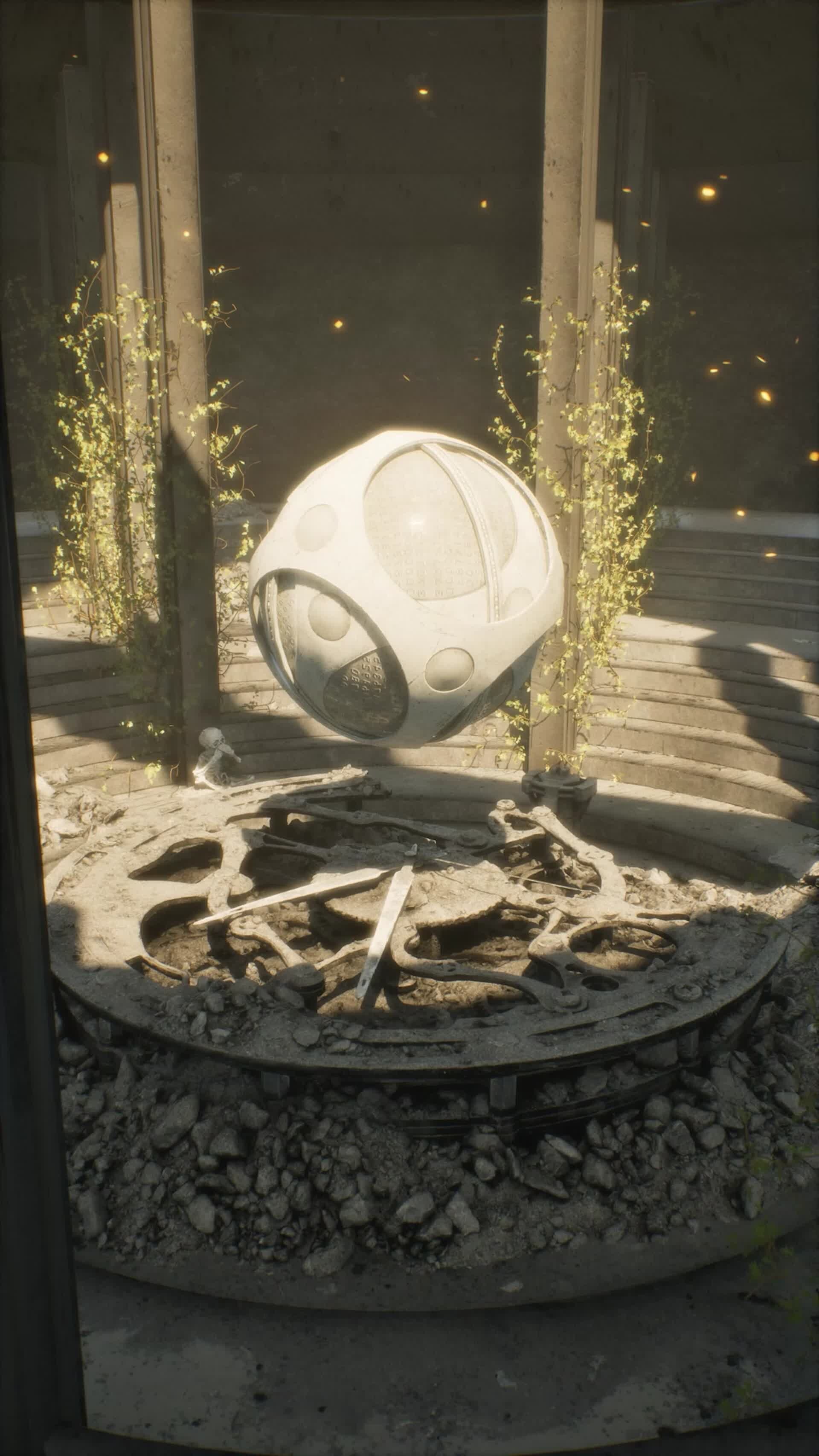 ArtStation - Abandoned Lost Time Machine